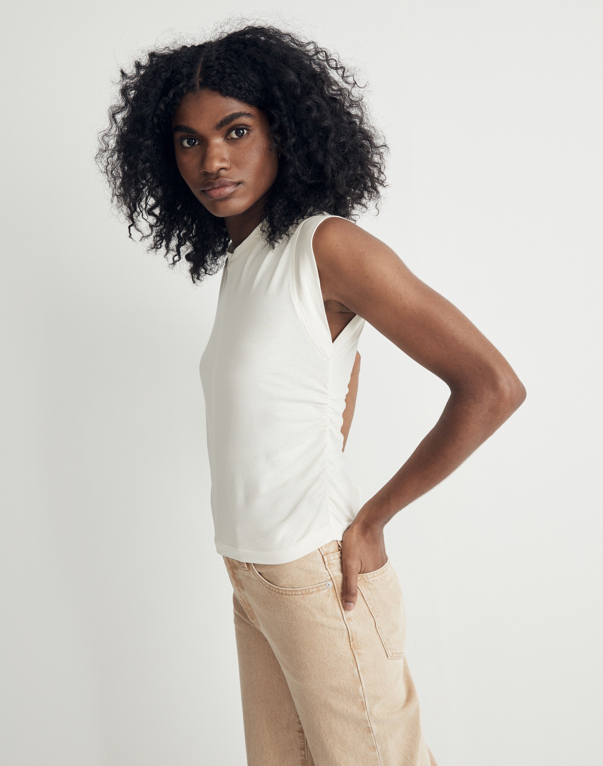 Side-Cinch Muscle Tee | Madewell