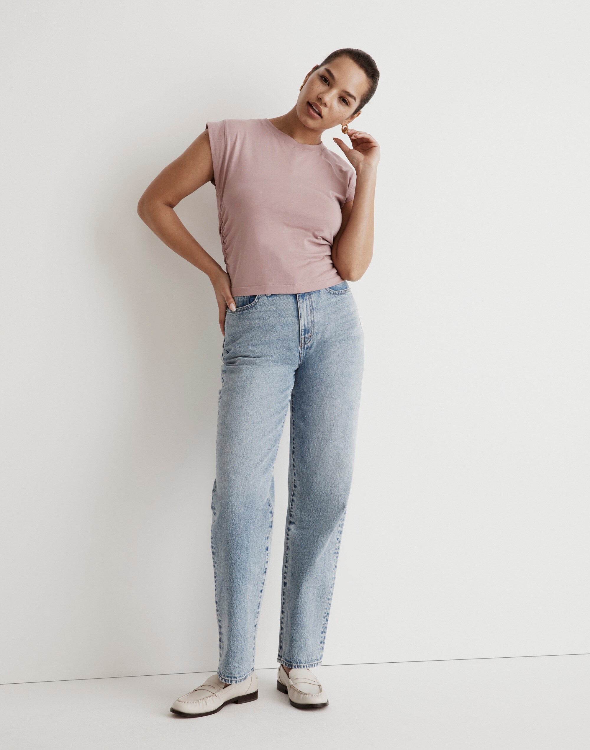 Side-Cinch Muscle Tee