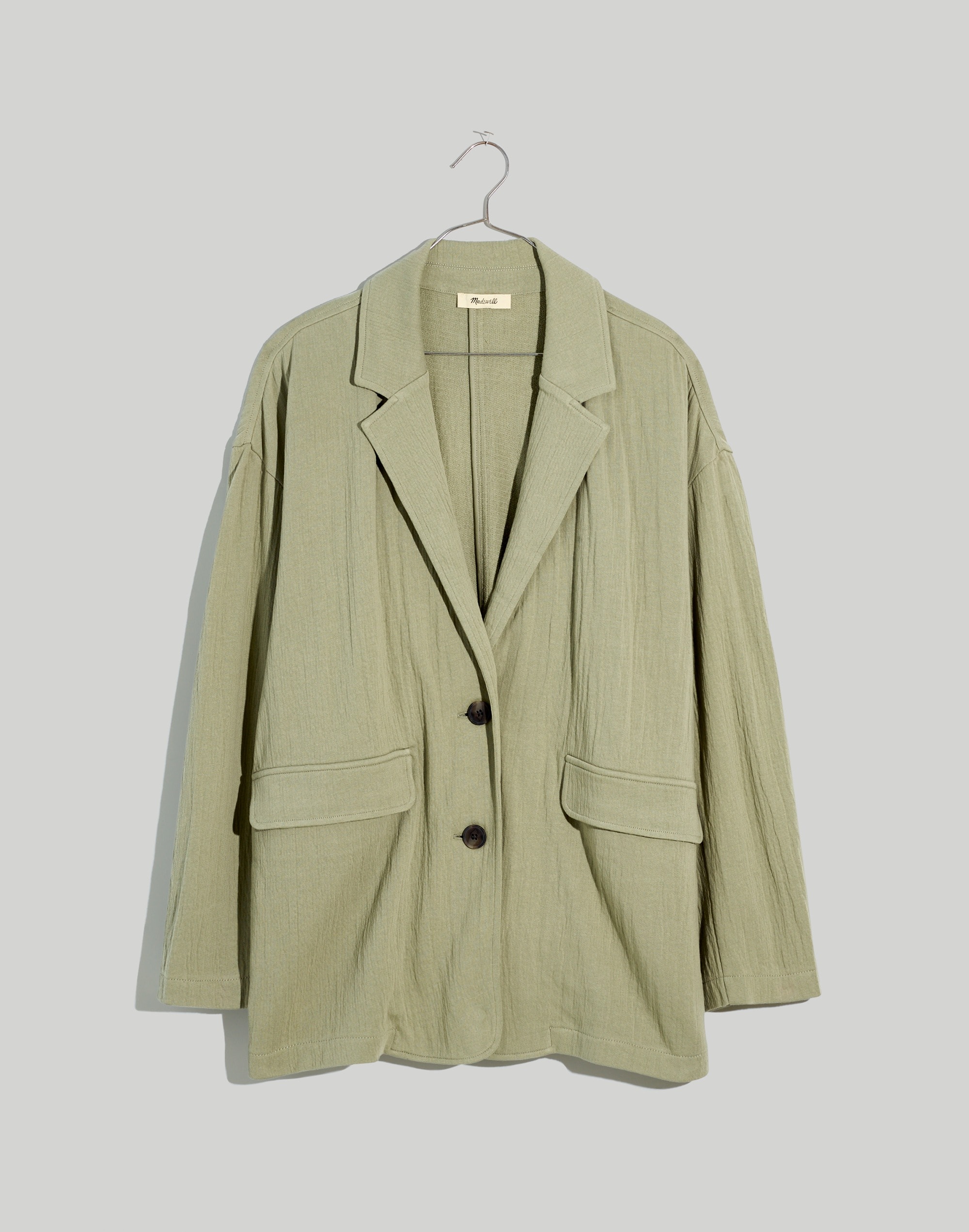Rumpled Terry Blazer | Madewell