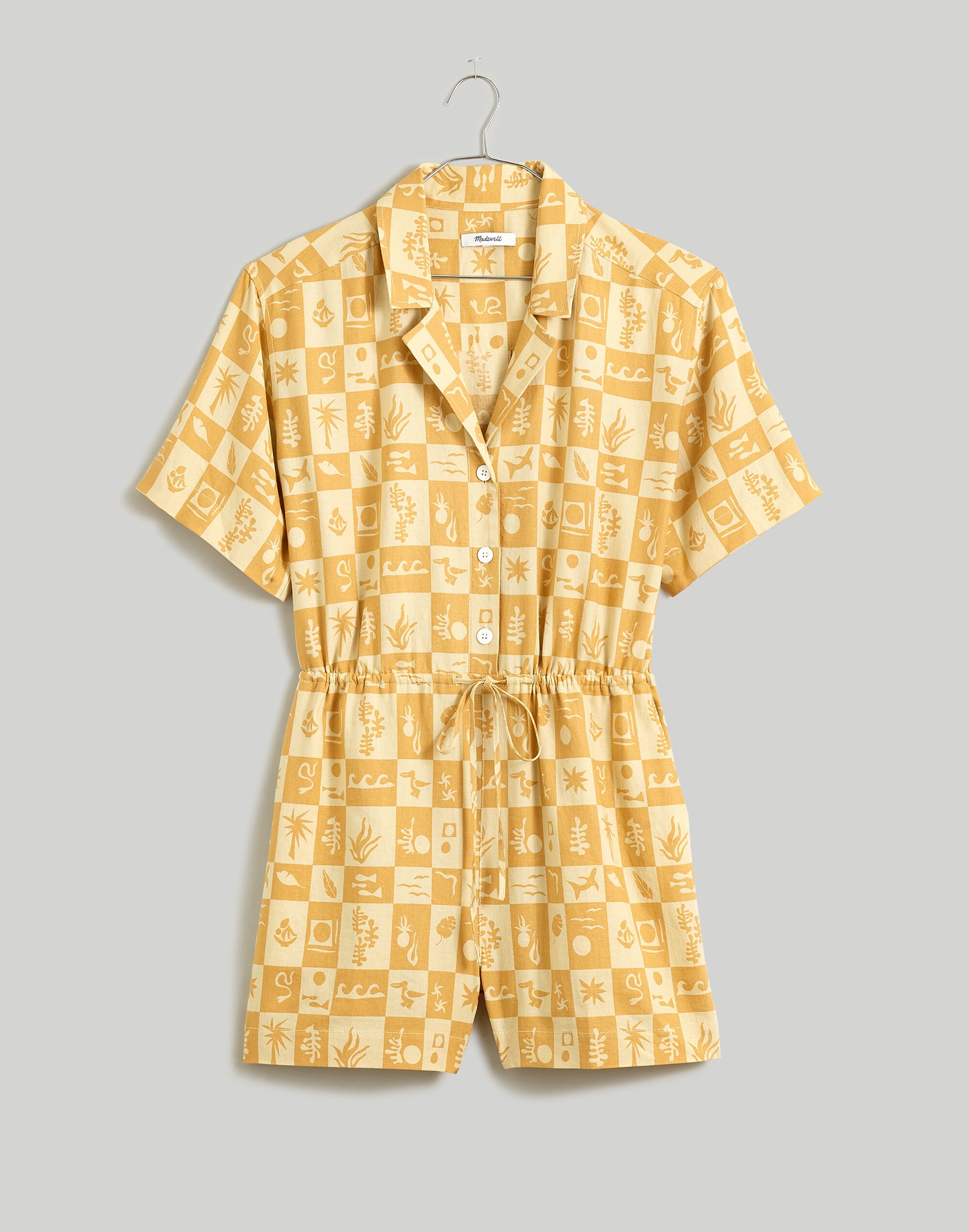 Button-Front Romper | Madewell