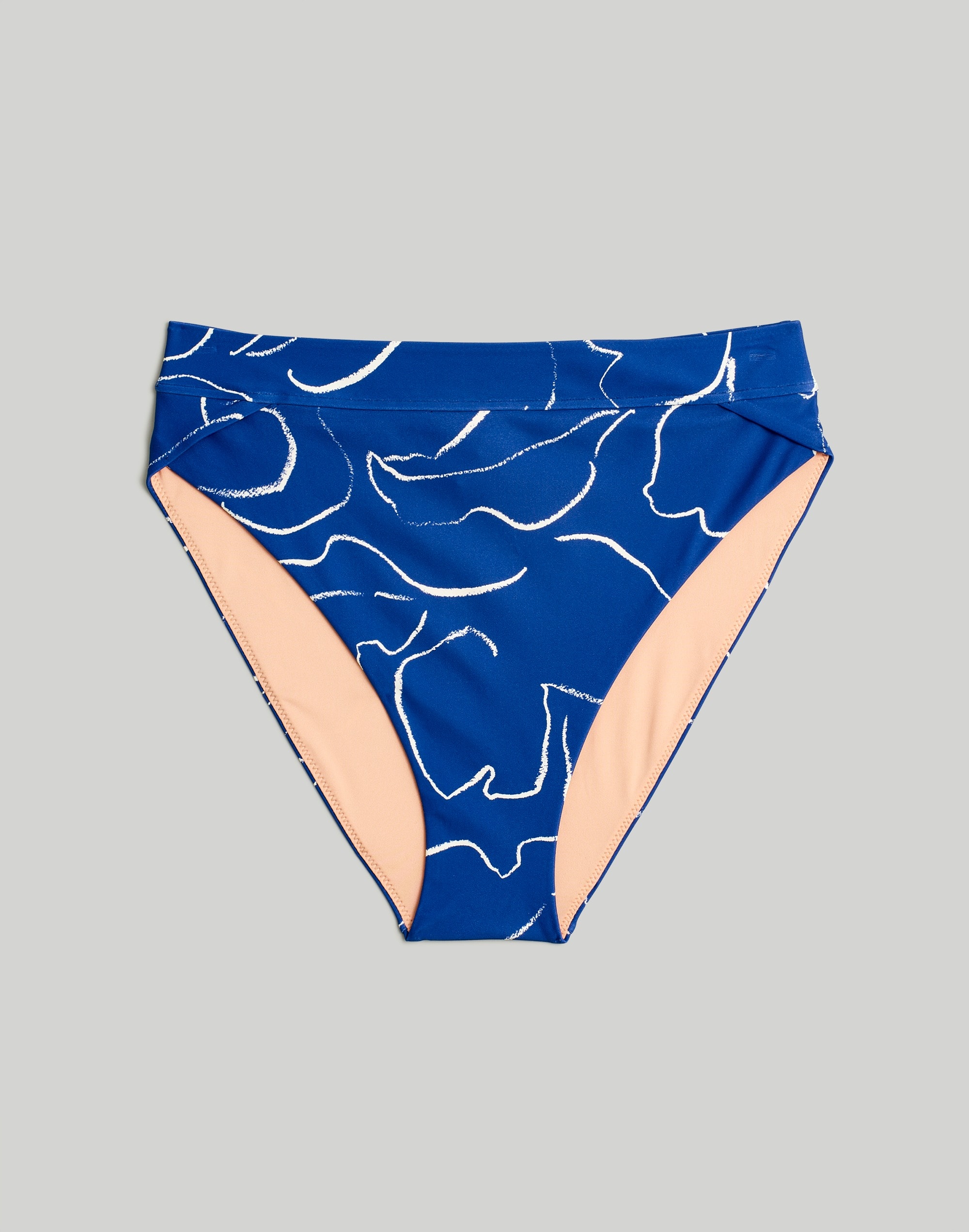 High-Rise Crossover Bikini Bottom | Madewell