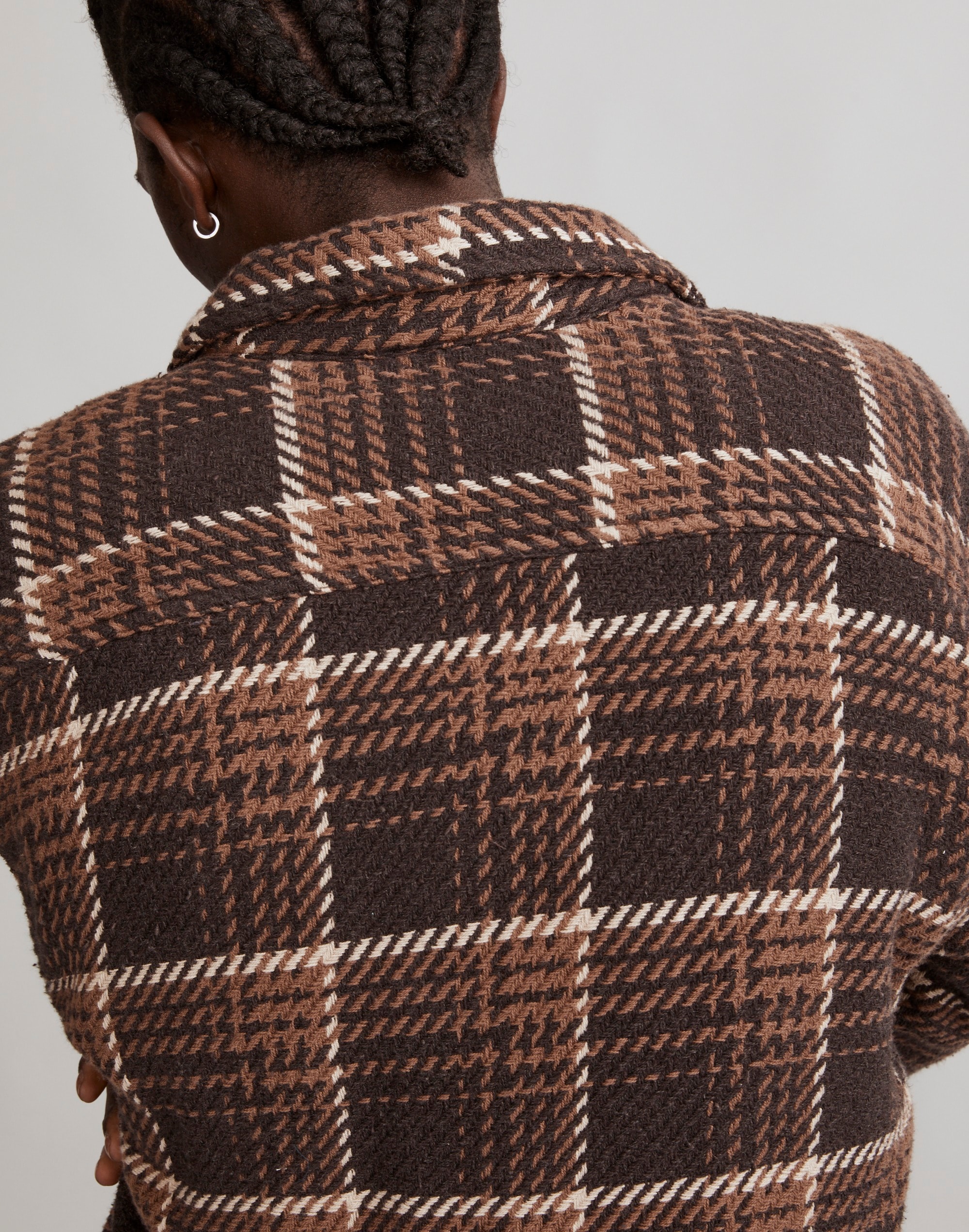 Twill Boxy Shirt-Jacket in Broken Plaid | Madewell