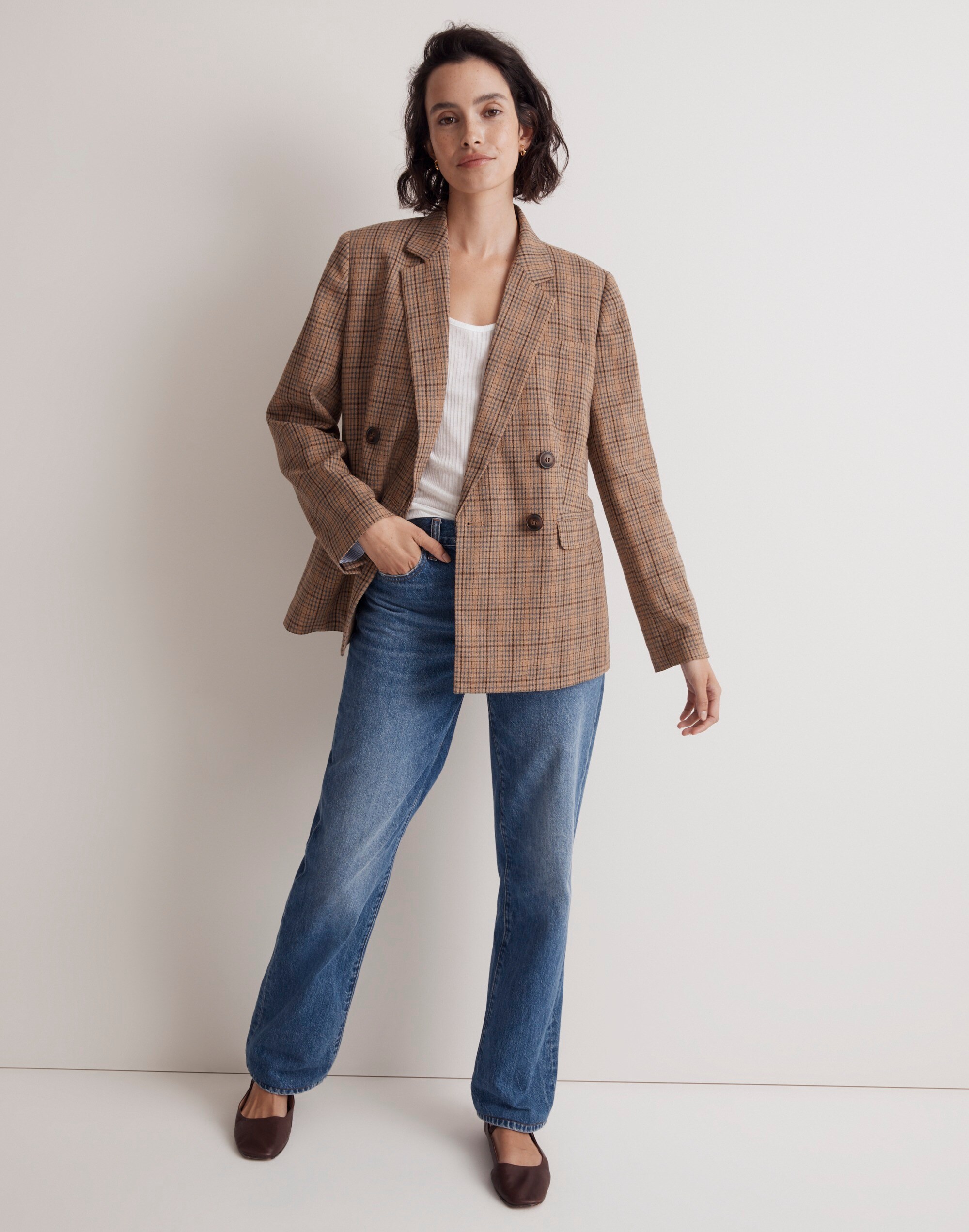 The Rosedale Blazer in Plaid | Madewell
