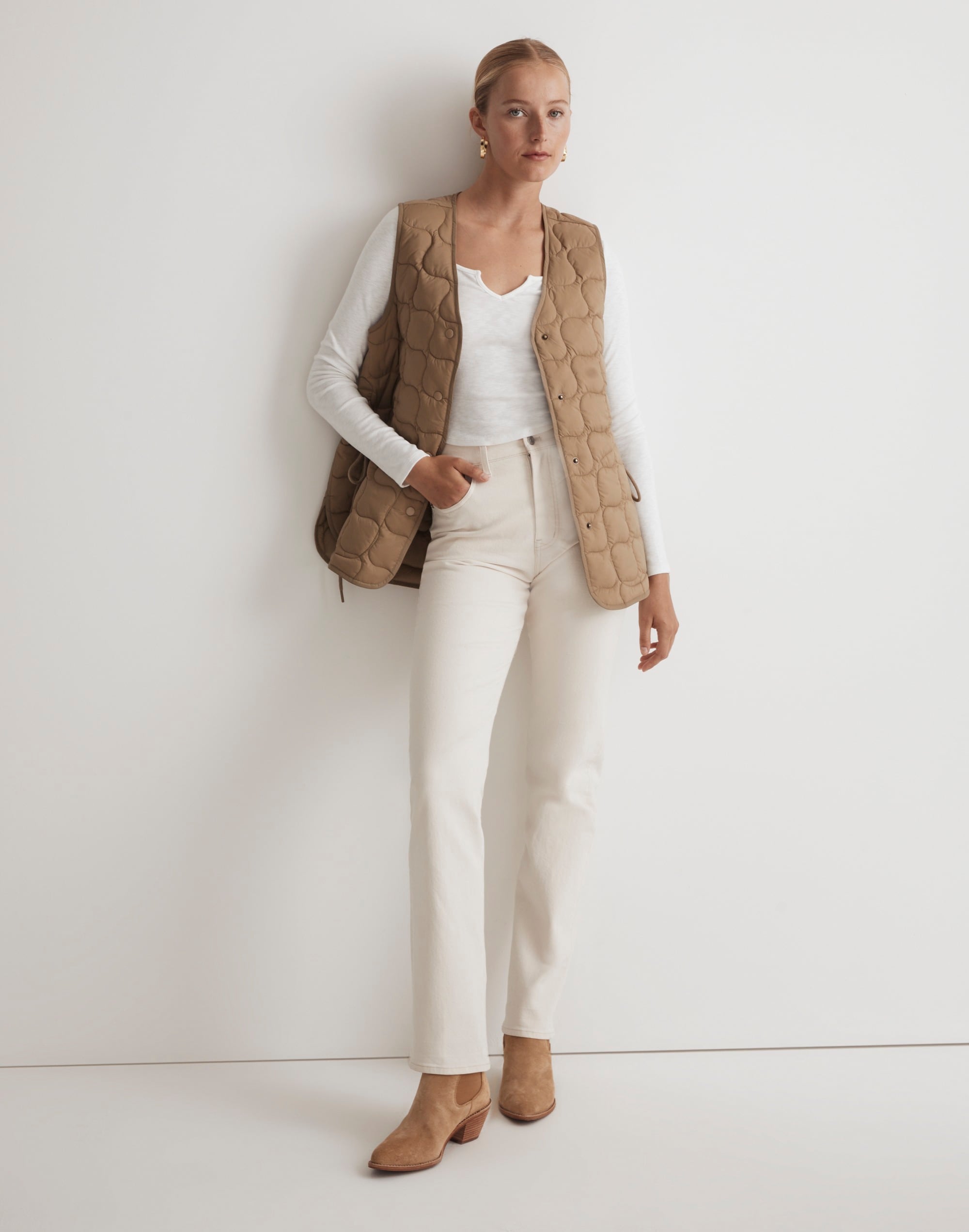 Quilted Oversized Puffer Vest