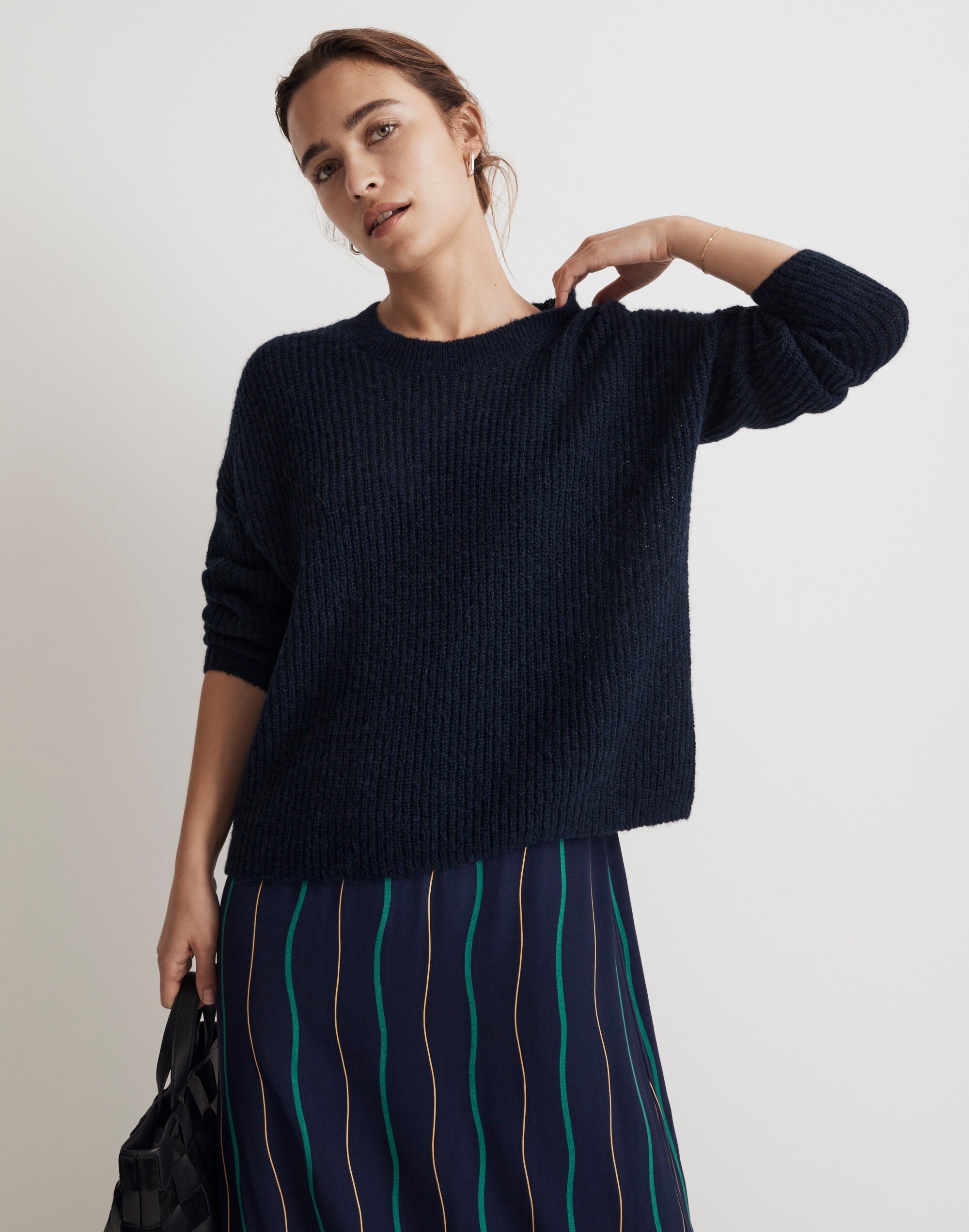 Ribbed Crewneck Sweater | Madewell