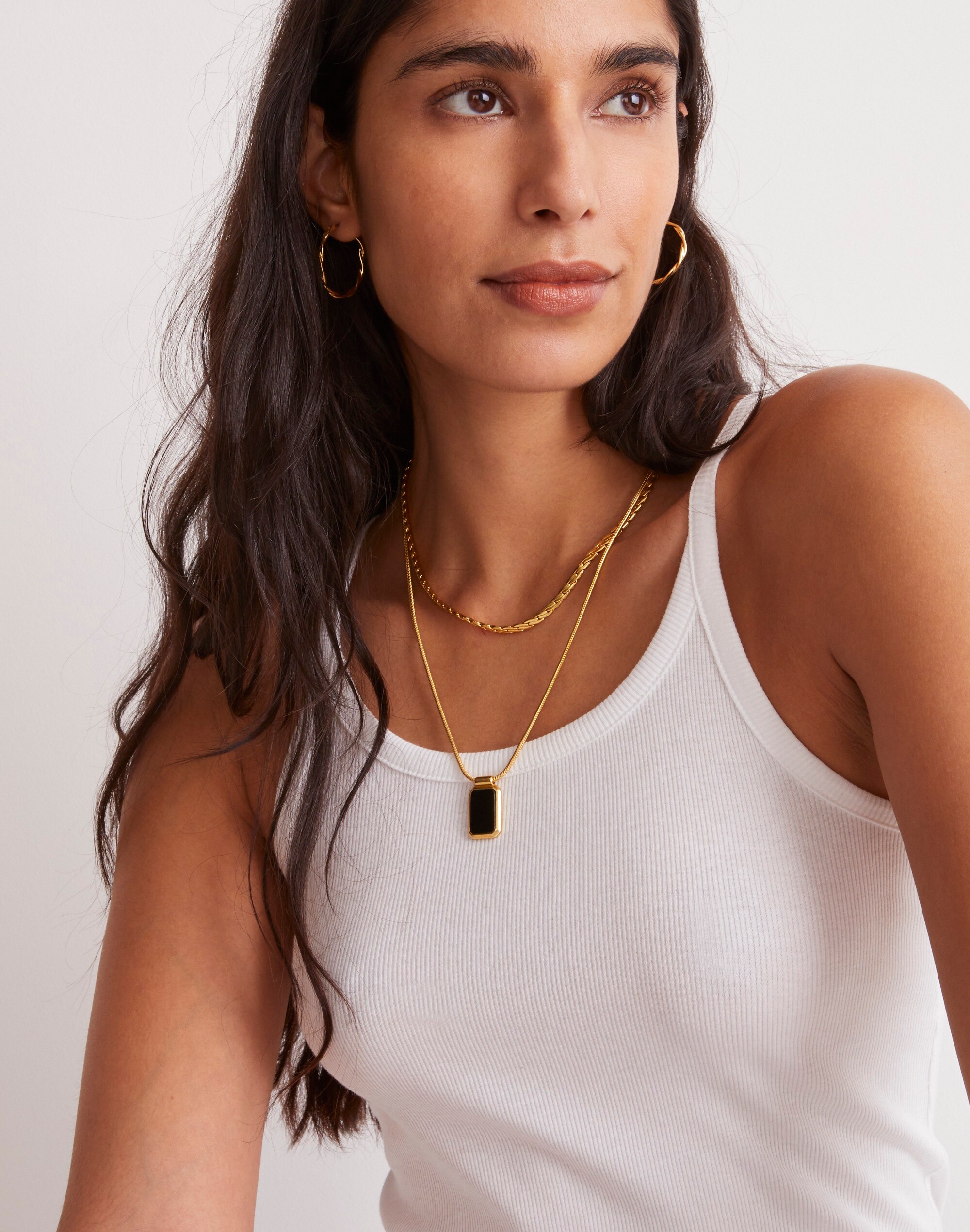 2-Piece Watch Chain Necklace Set | Madewell