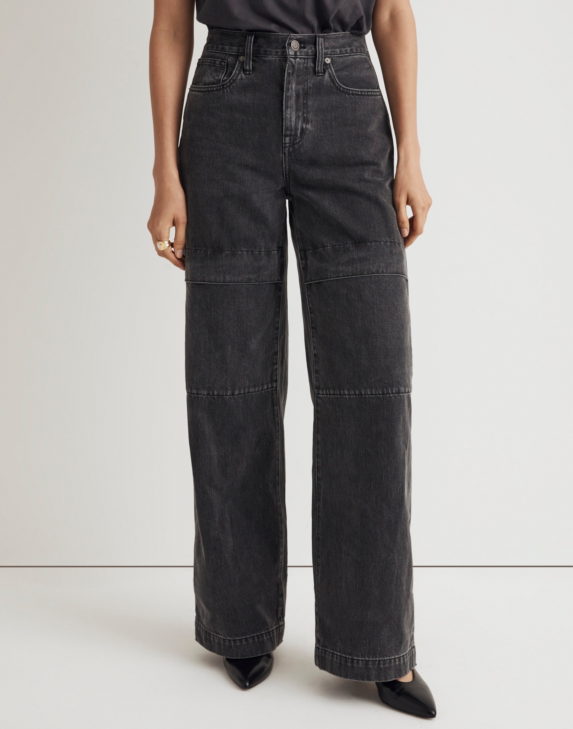 Superwide-Leg Jeans in Gunter Wash | Madewell