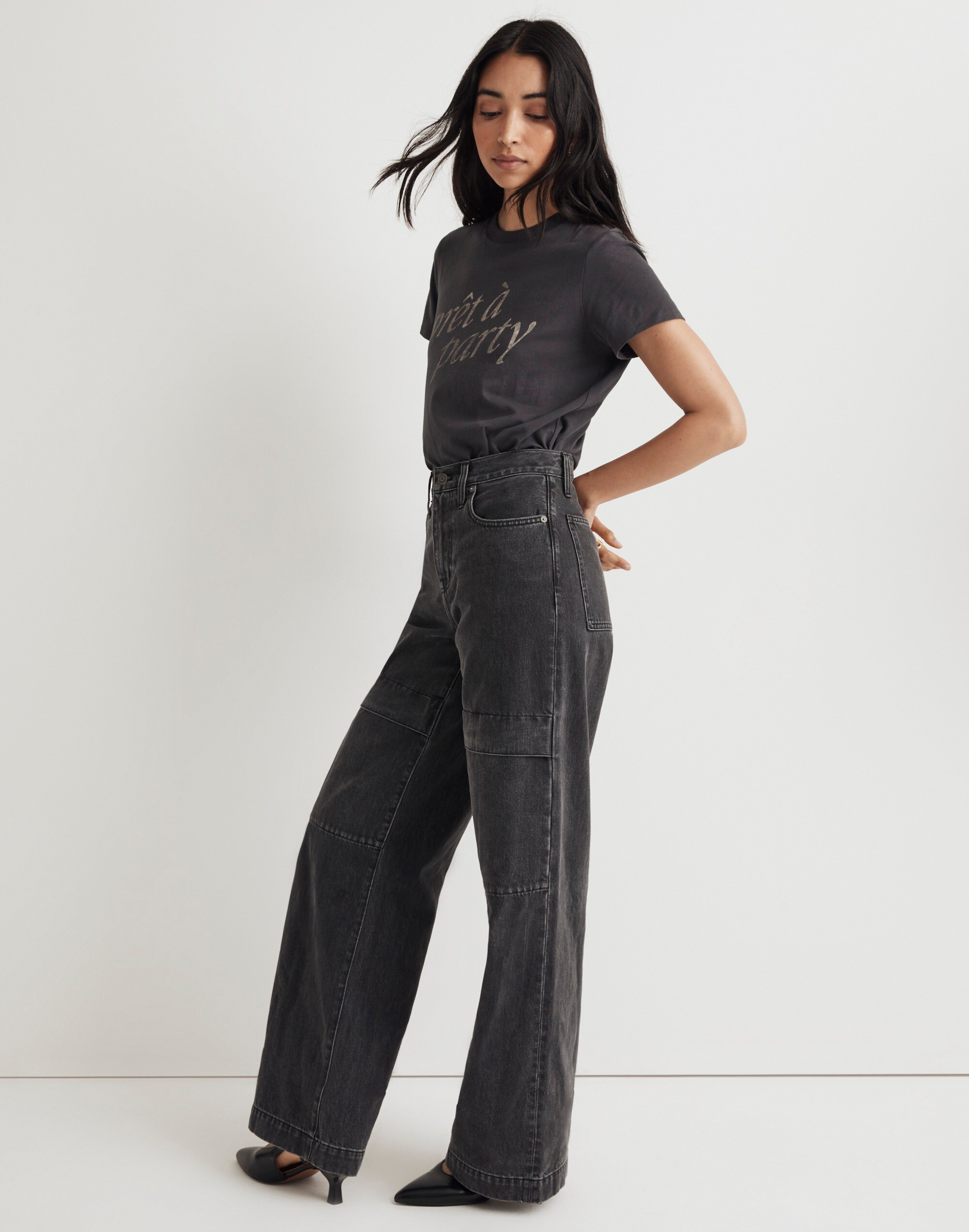 Superwide-Leg Jeans in Gunter Wash | Madewell