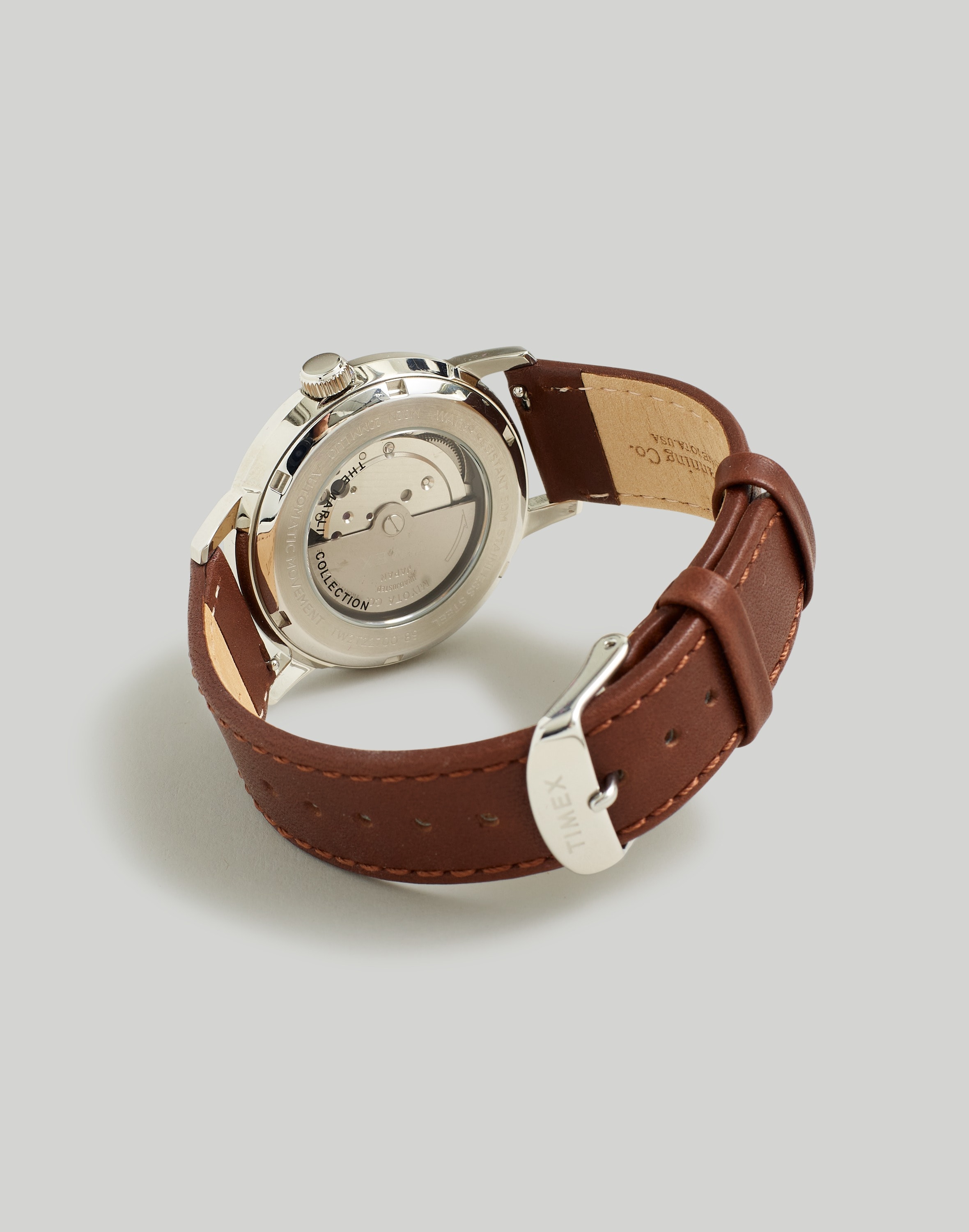 Timex Marlin® Automatic 40mm Leather Strap Watch | Madewell