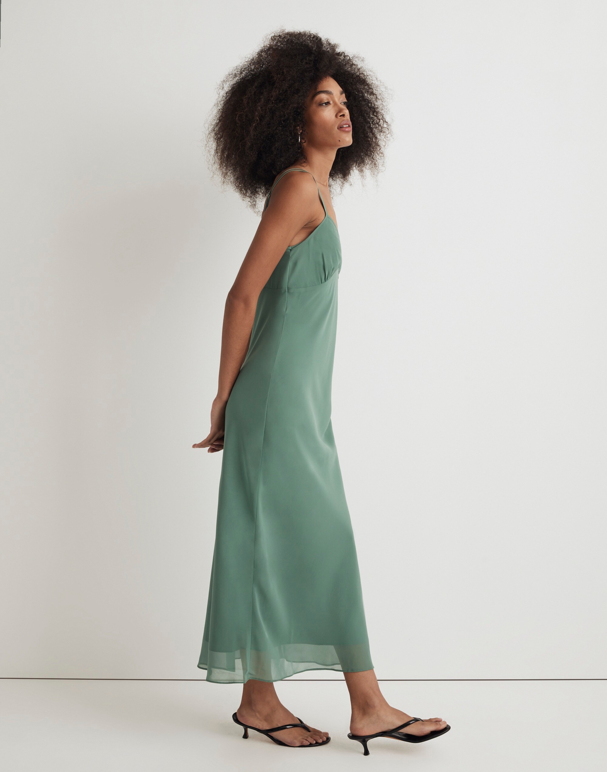 Layered Slip Midi Dress | Madewell