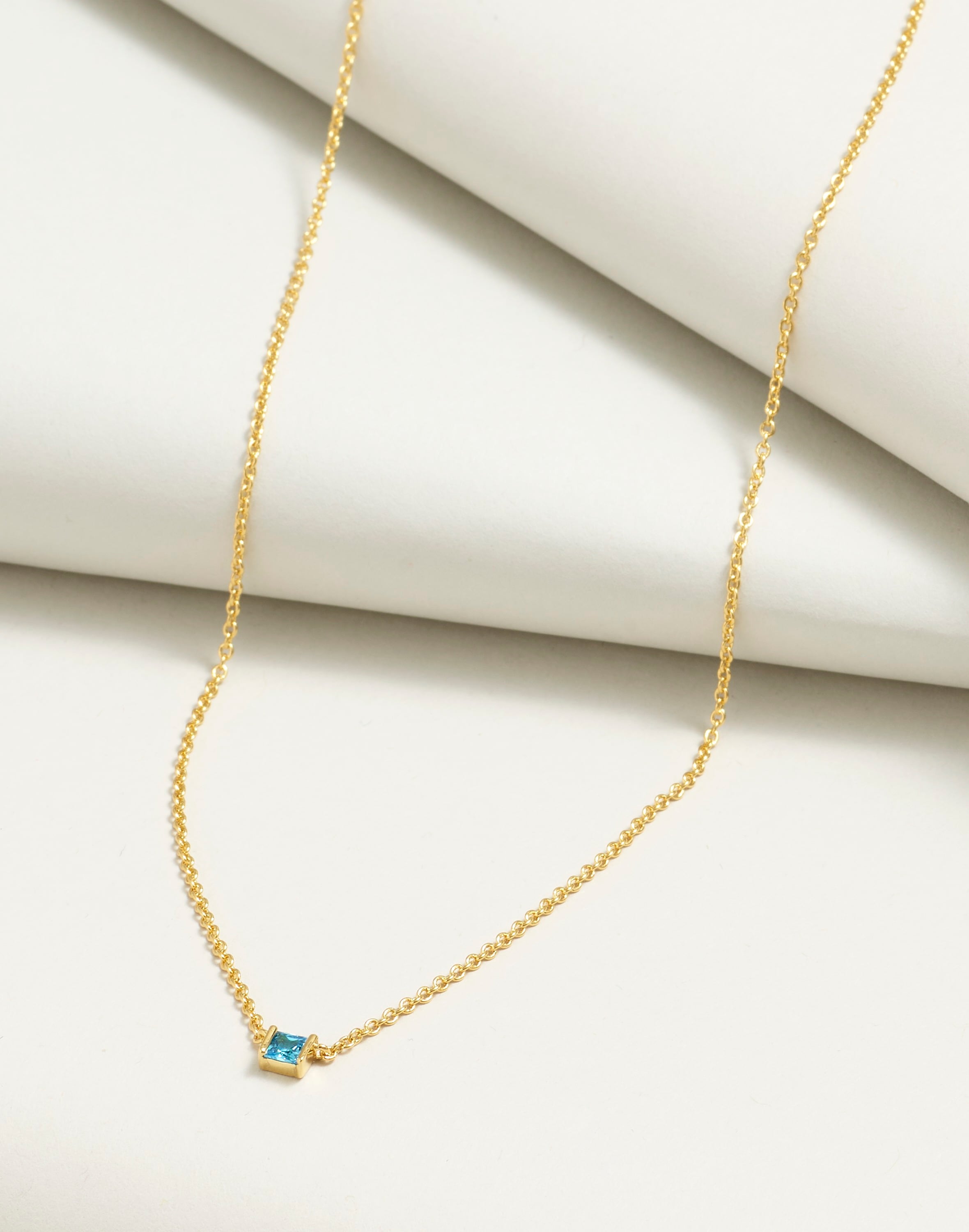 Demi-Fine Birthstone Chain Necklace