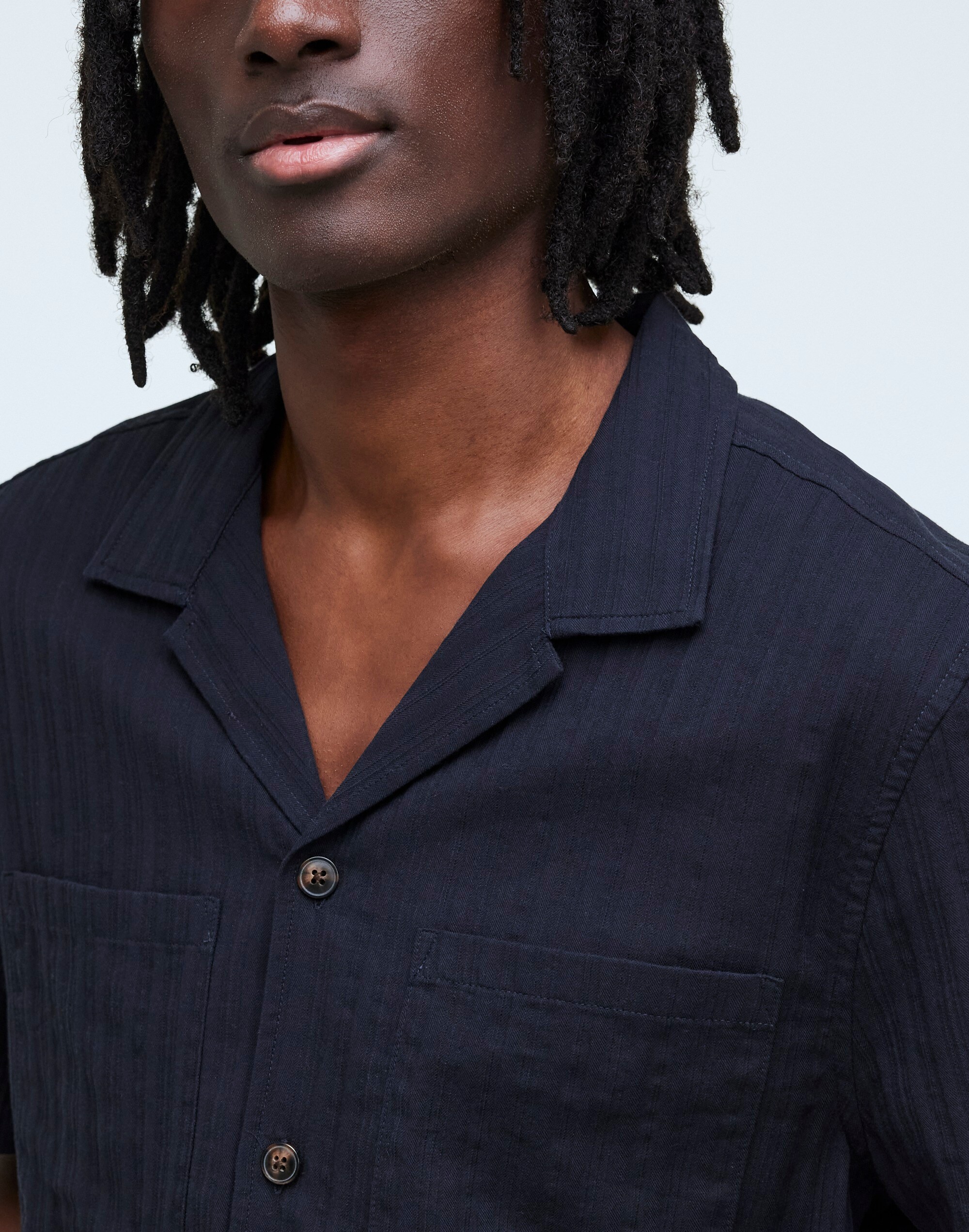 Easy Short-Sleeve Shirt in Stripe | Madewell