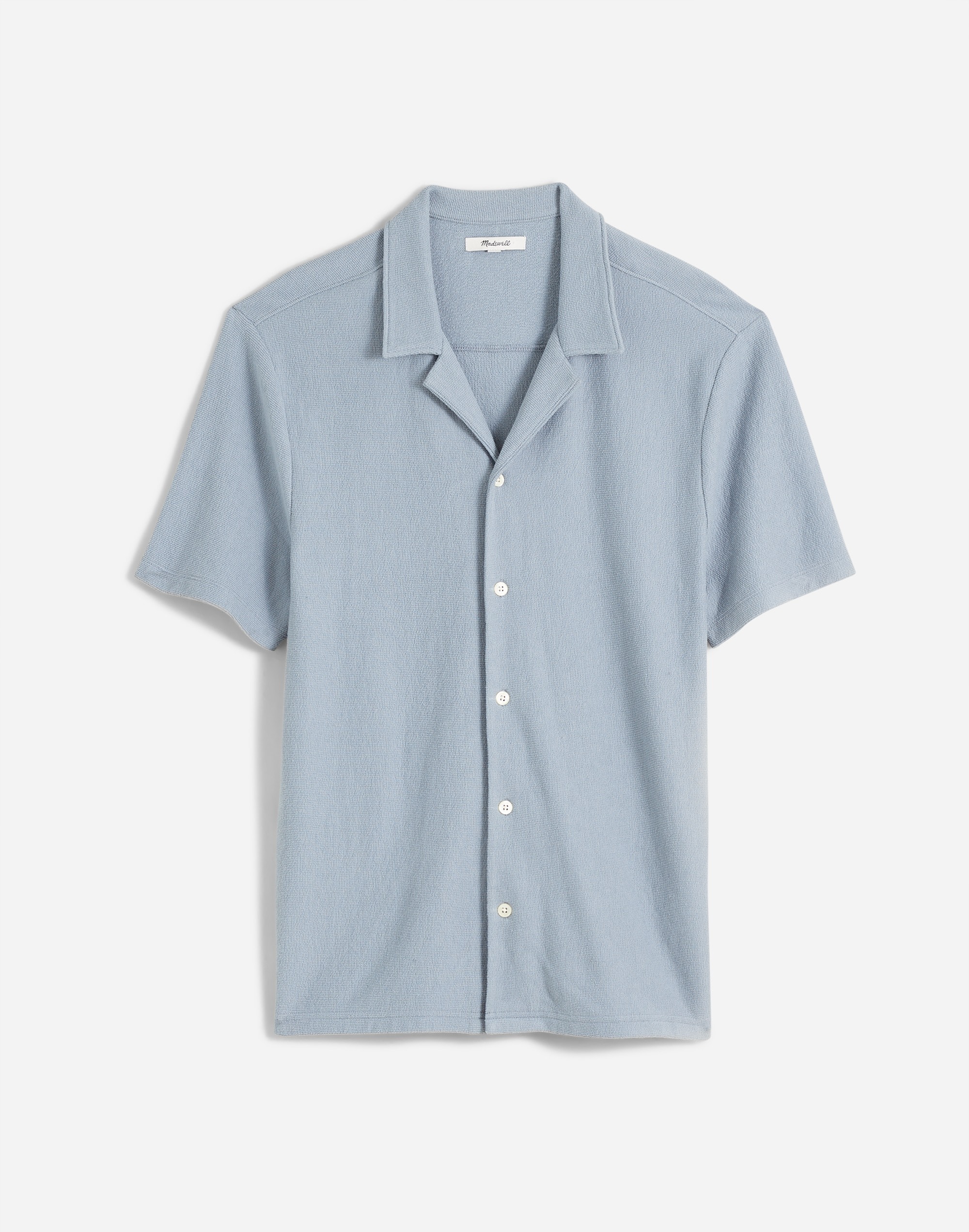 Easy Short-Sleeve Shirt in Stripe Jacquard | Madewell