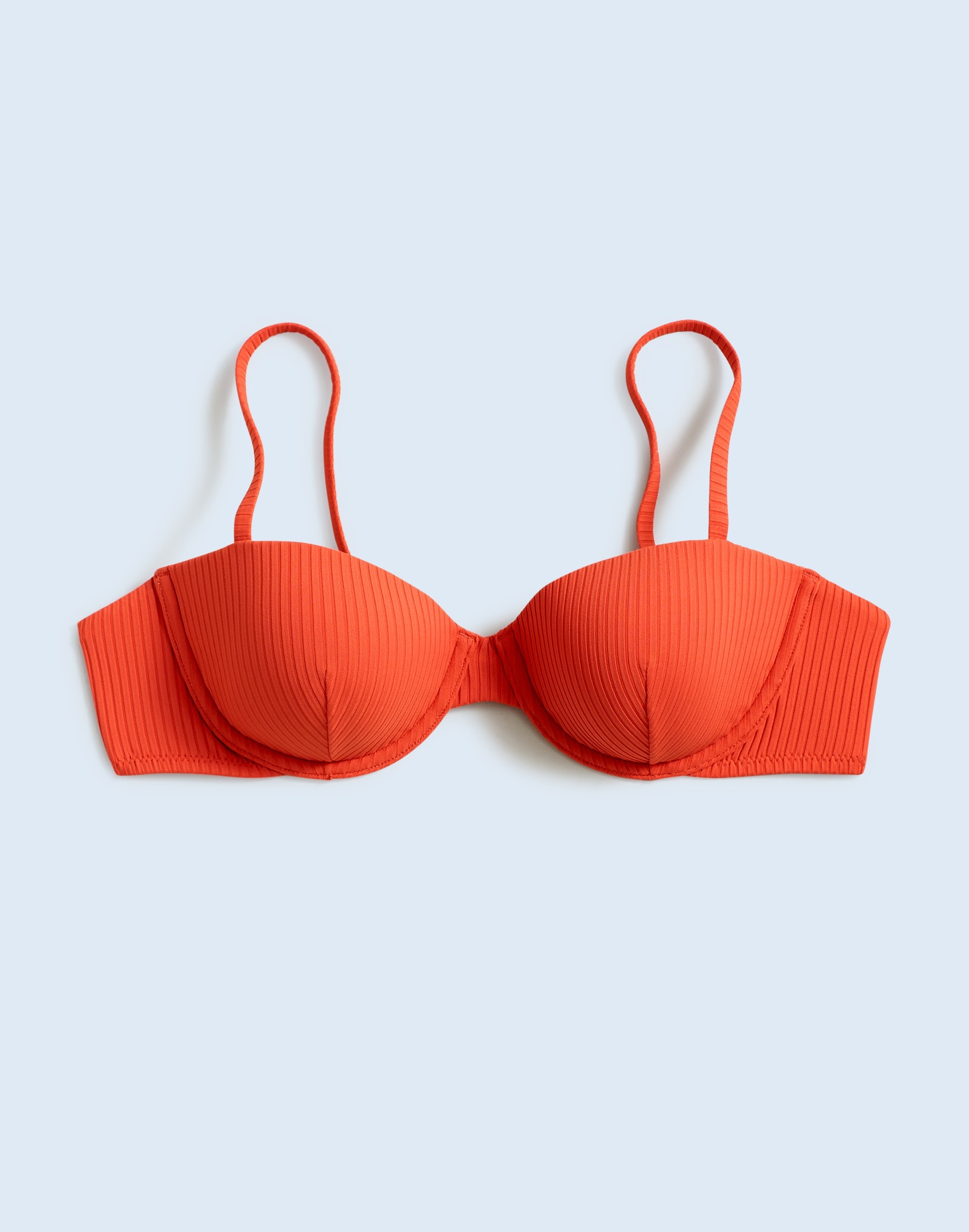 Ribbed Balconette Bikini Top | Madewell