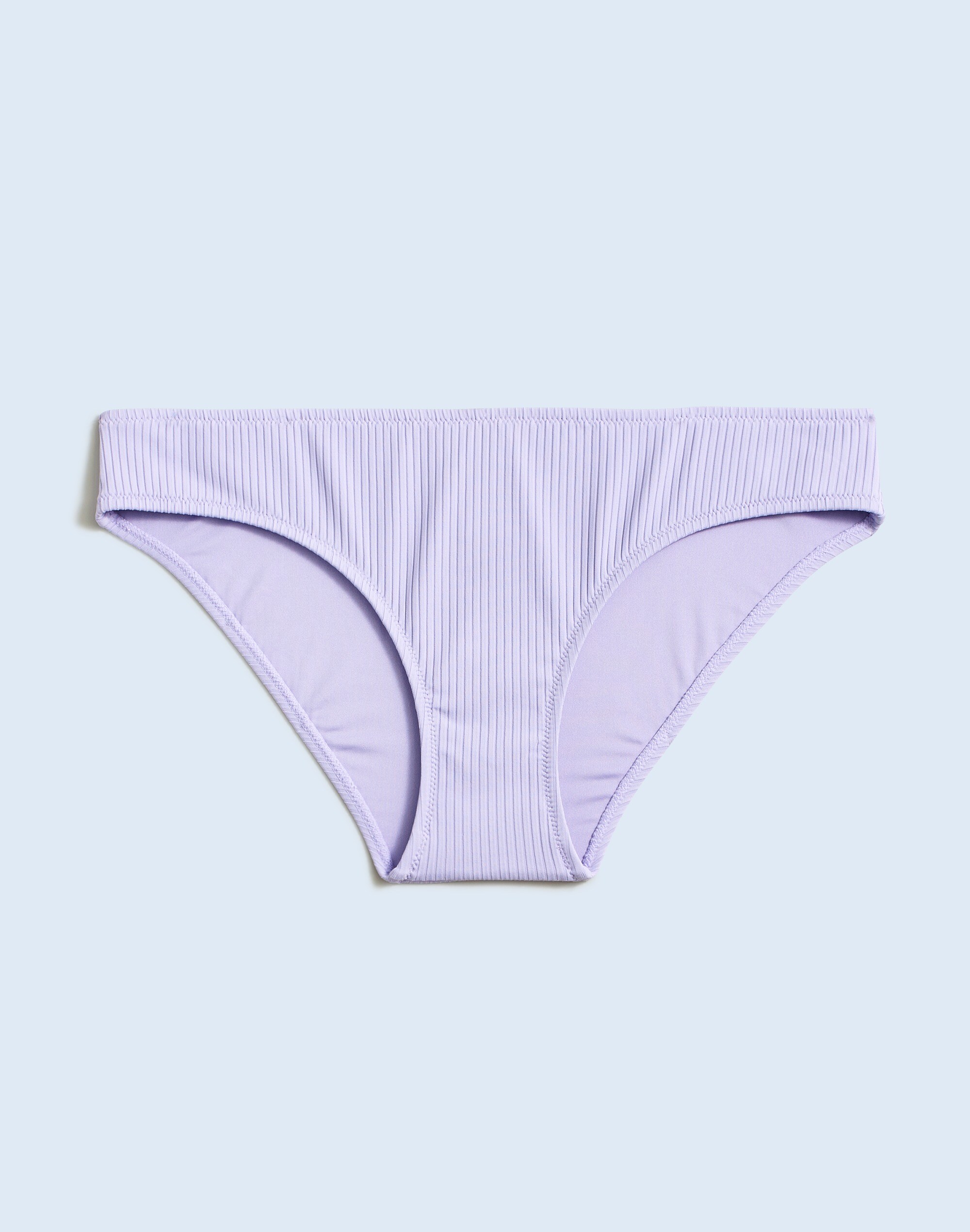 Ribbed Mid-Rise Bikini Bottom | Madewell