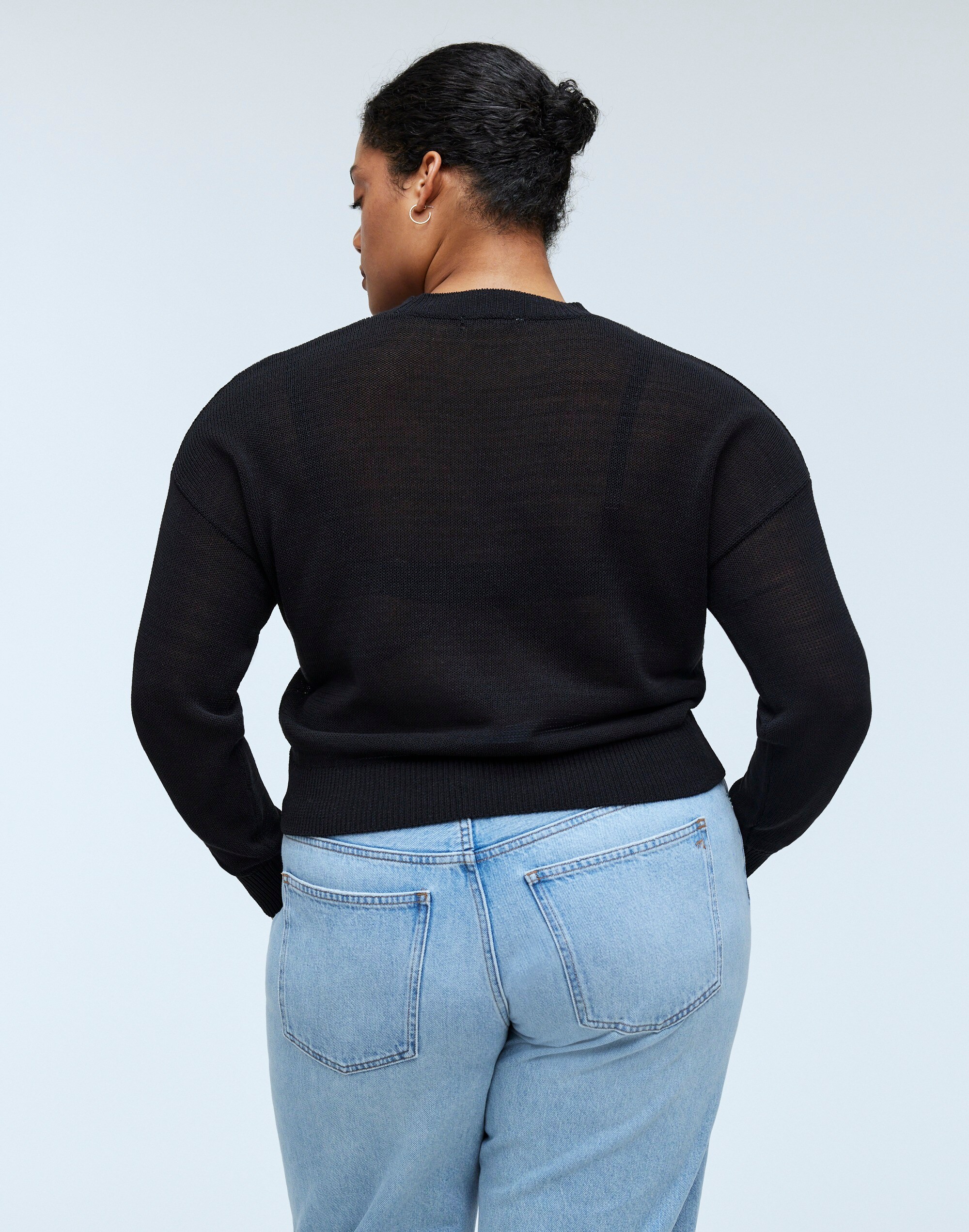 Plus Loose-Knit Crewneck Sweater | Madewell