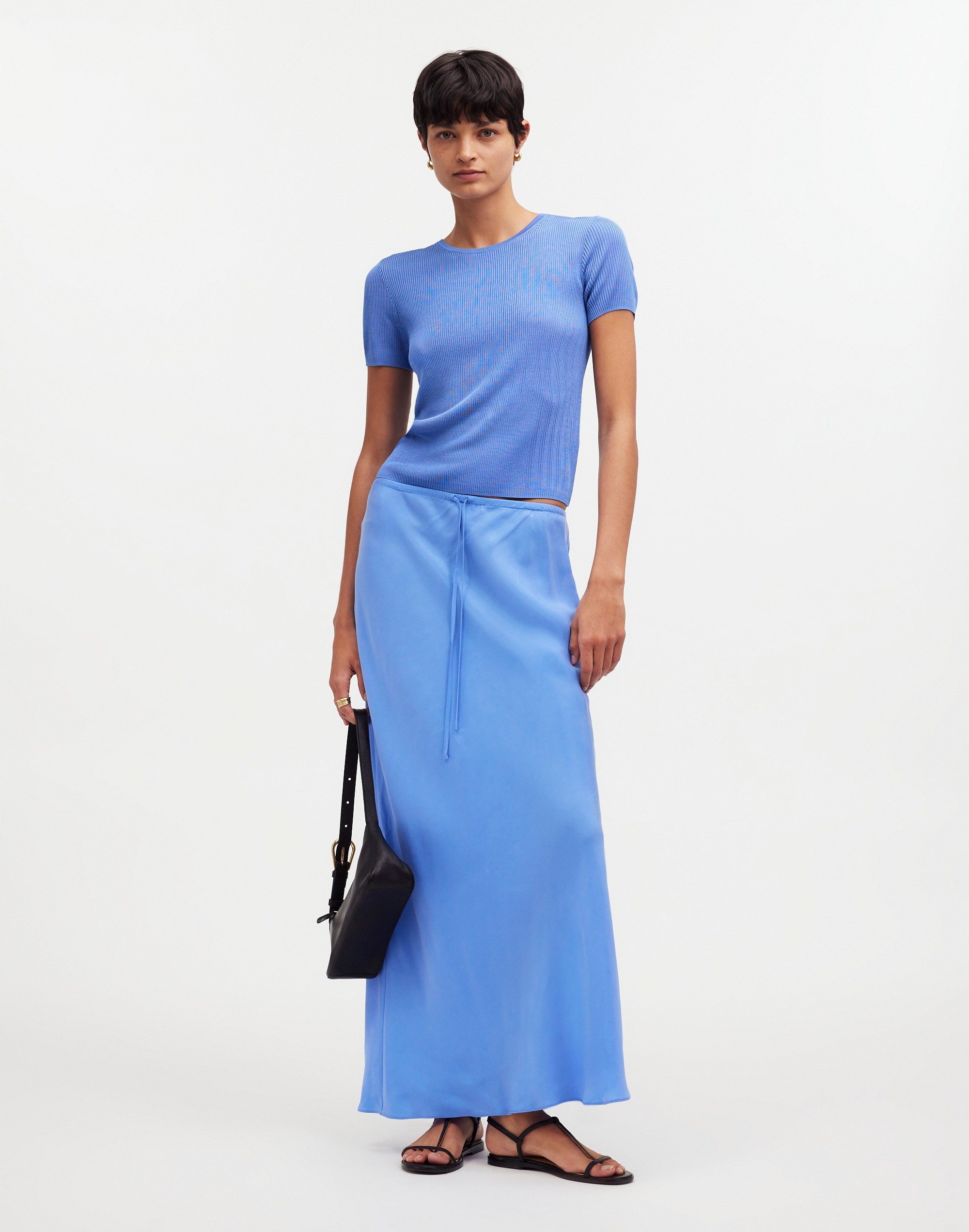 Micro-Rib Sweater Tee | Madewell