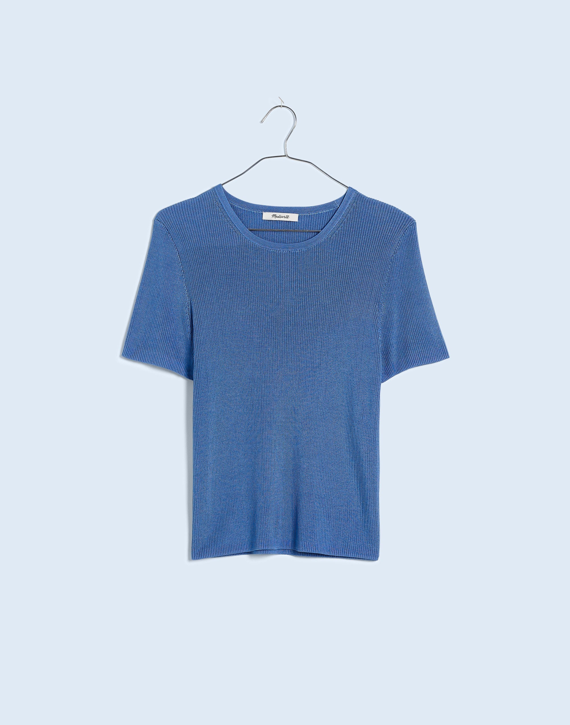 Micro-Rib Sweater Tee | Madewell