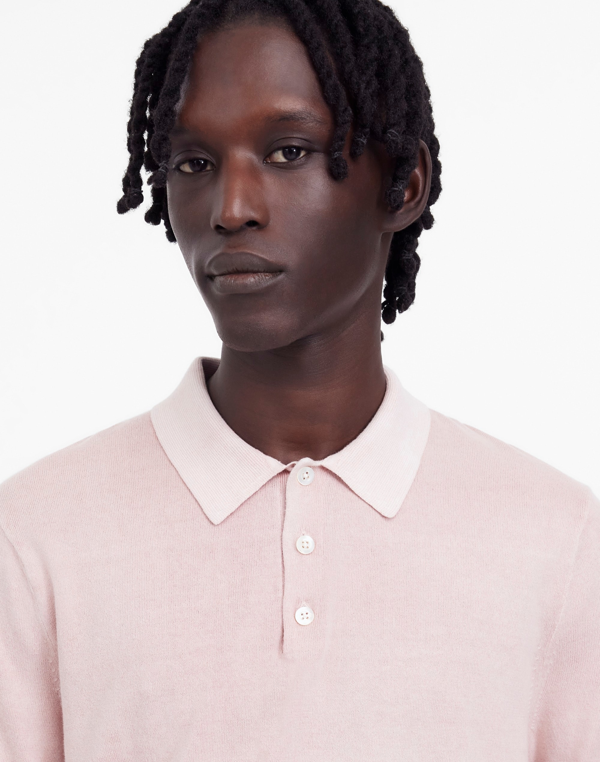 Three-Button Sweater Polo Shirt | Madewell