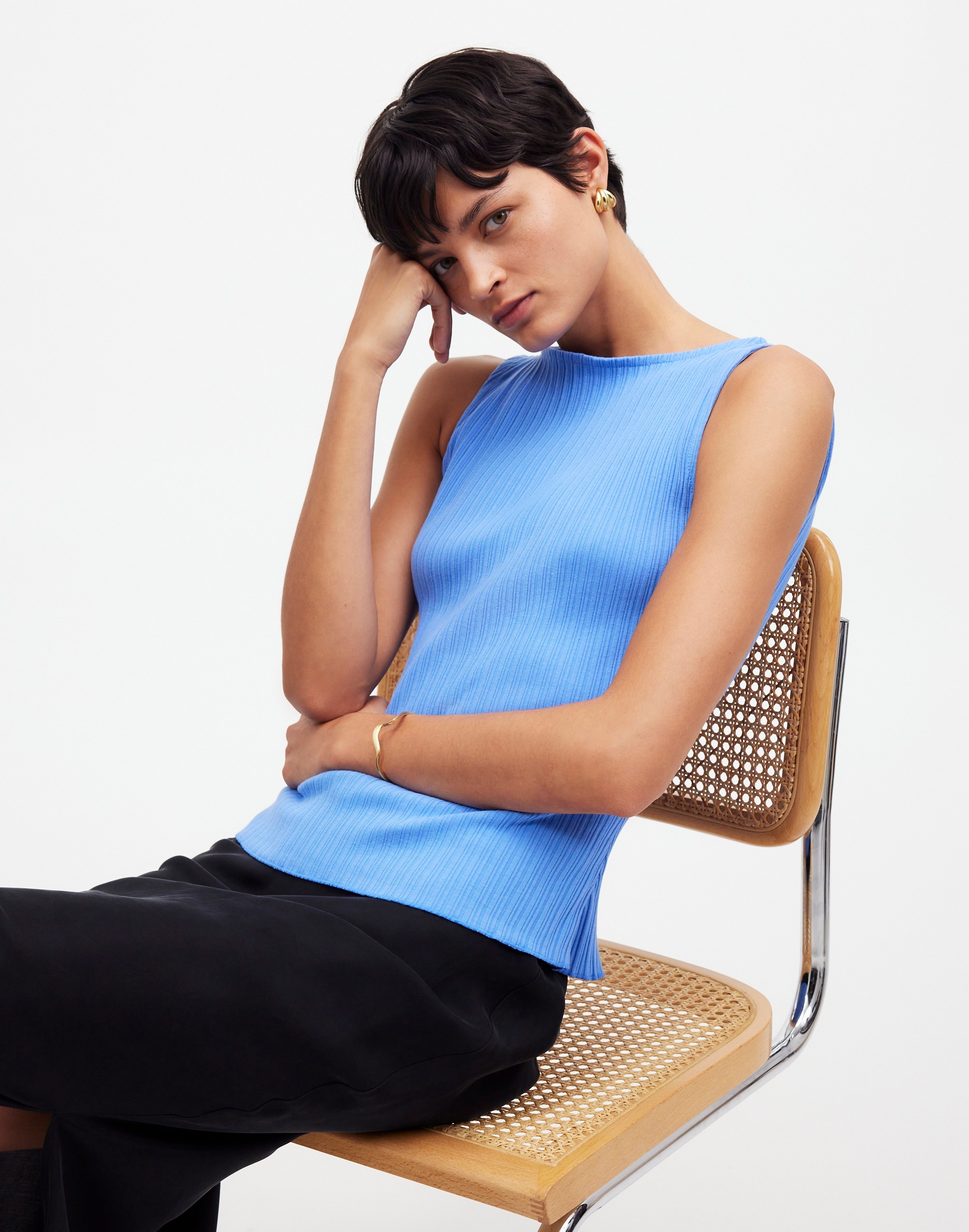 Ribbed Boatneck Tank | Madewell