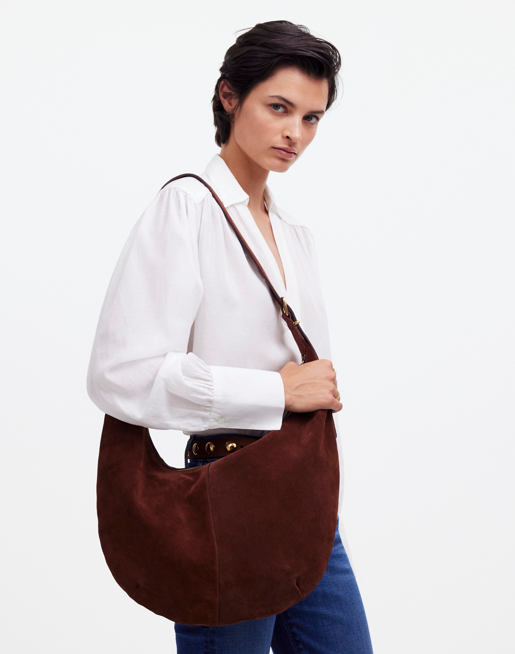The Essential Curve Shoulder Bag | Madewell