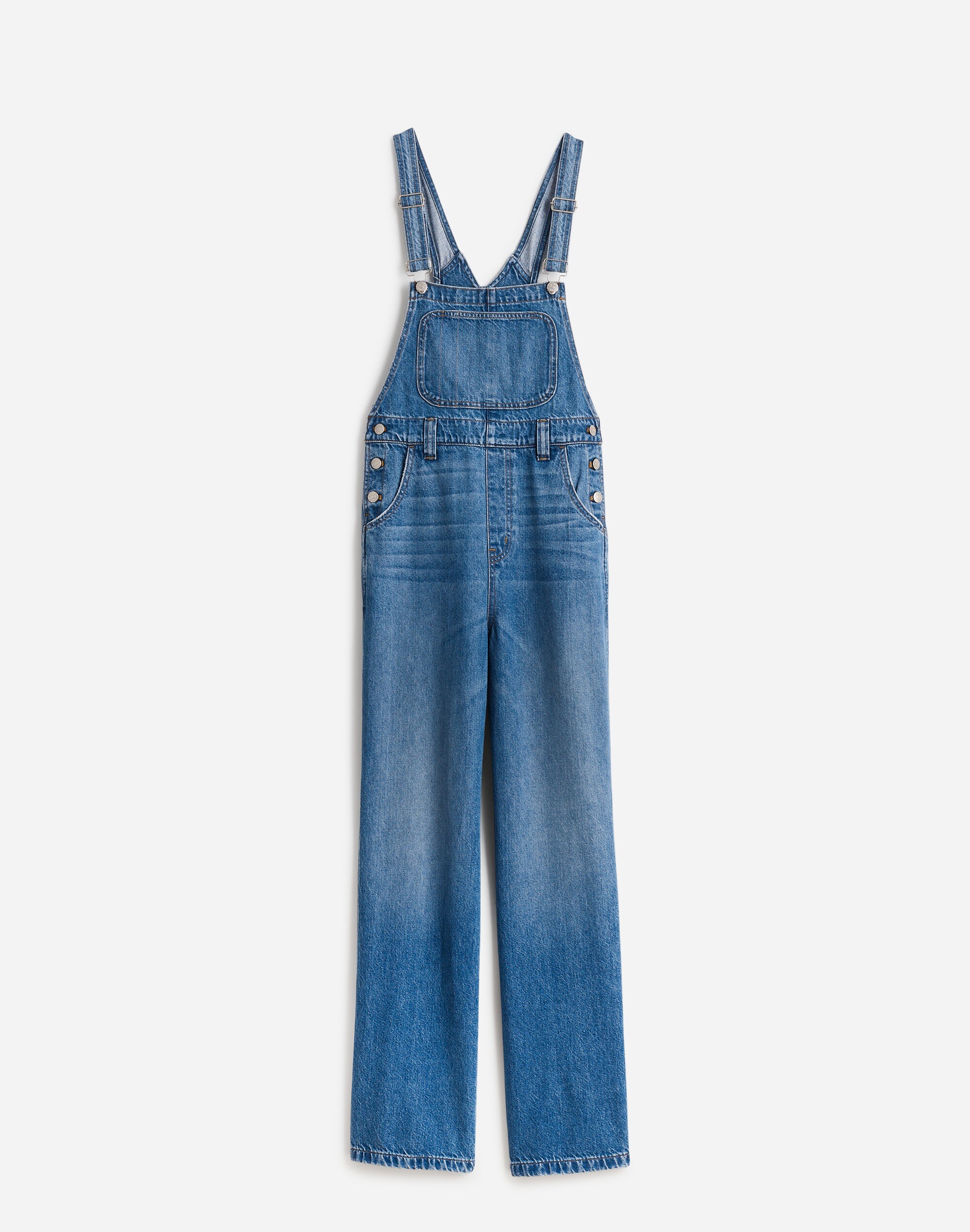 Wide-Leg Overalls in Noreen Wash | Madewell