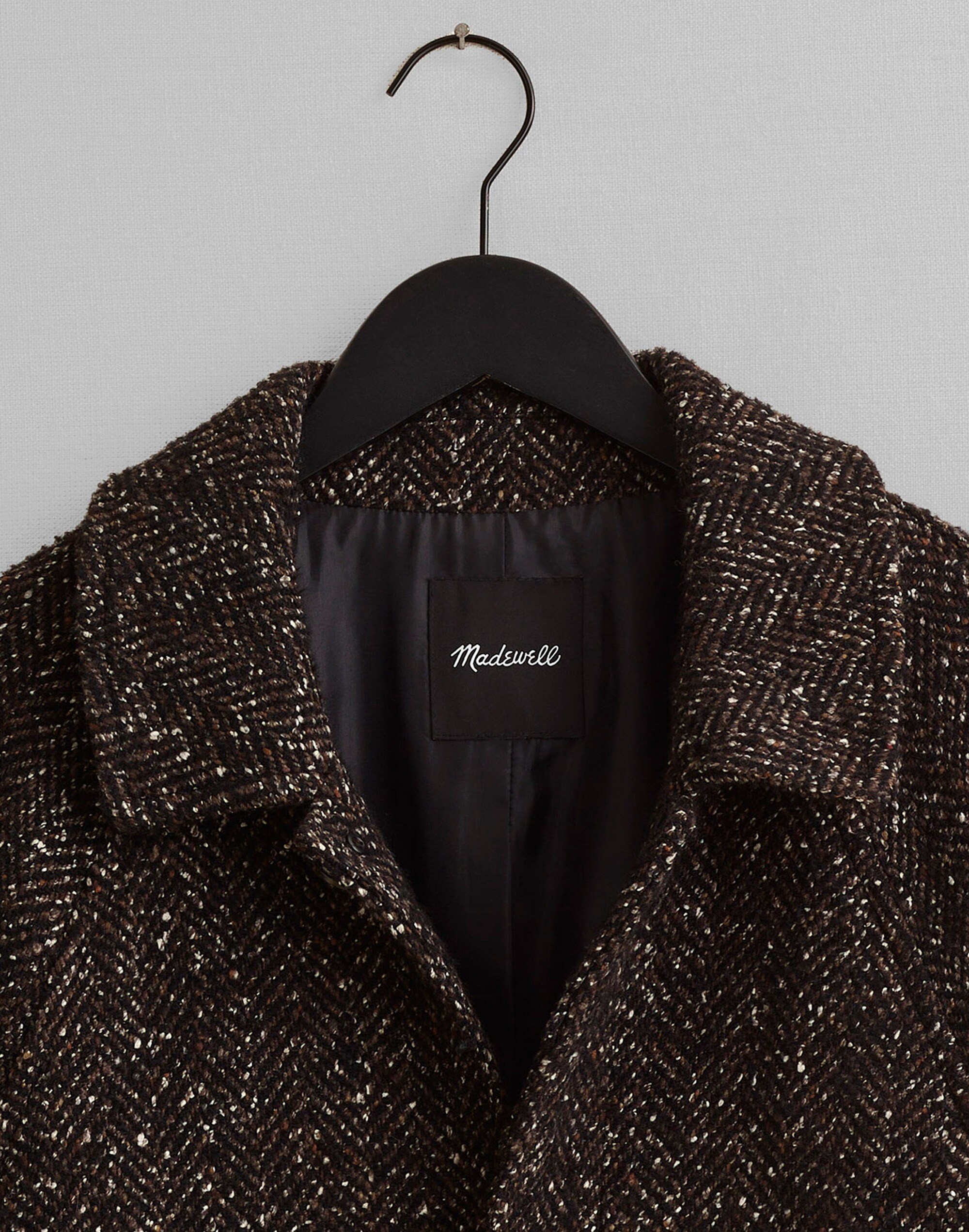 Raglan-Sleeve Topcoat in Italian Fabric | Madewell