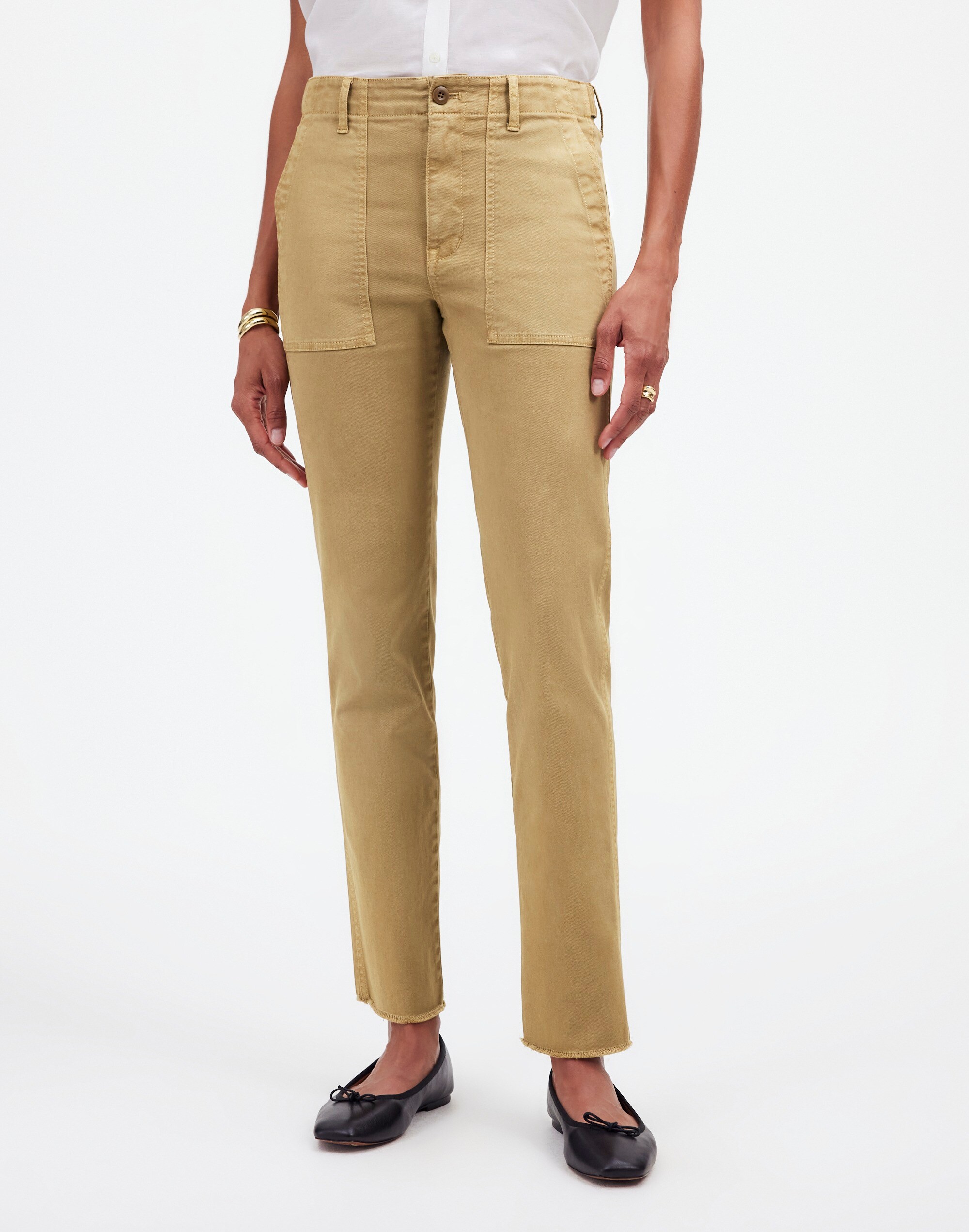 The Slim Straight Utility Pant in Garment Dye | Madewell