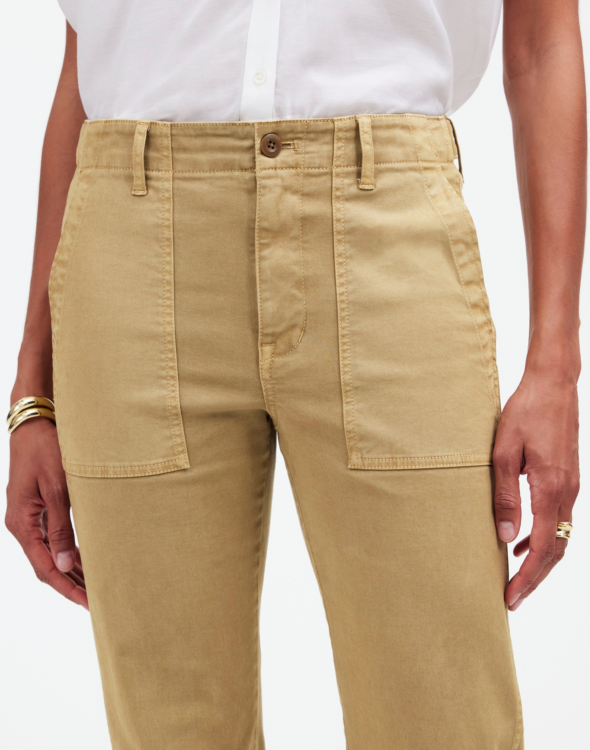 The Slim Straight Utility Pant in Garment Dye | Madewell