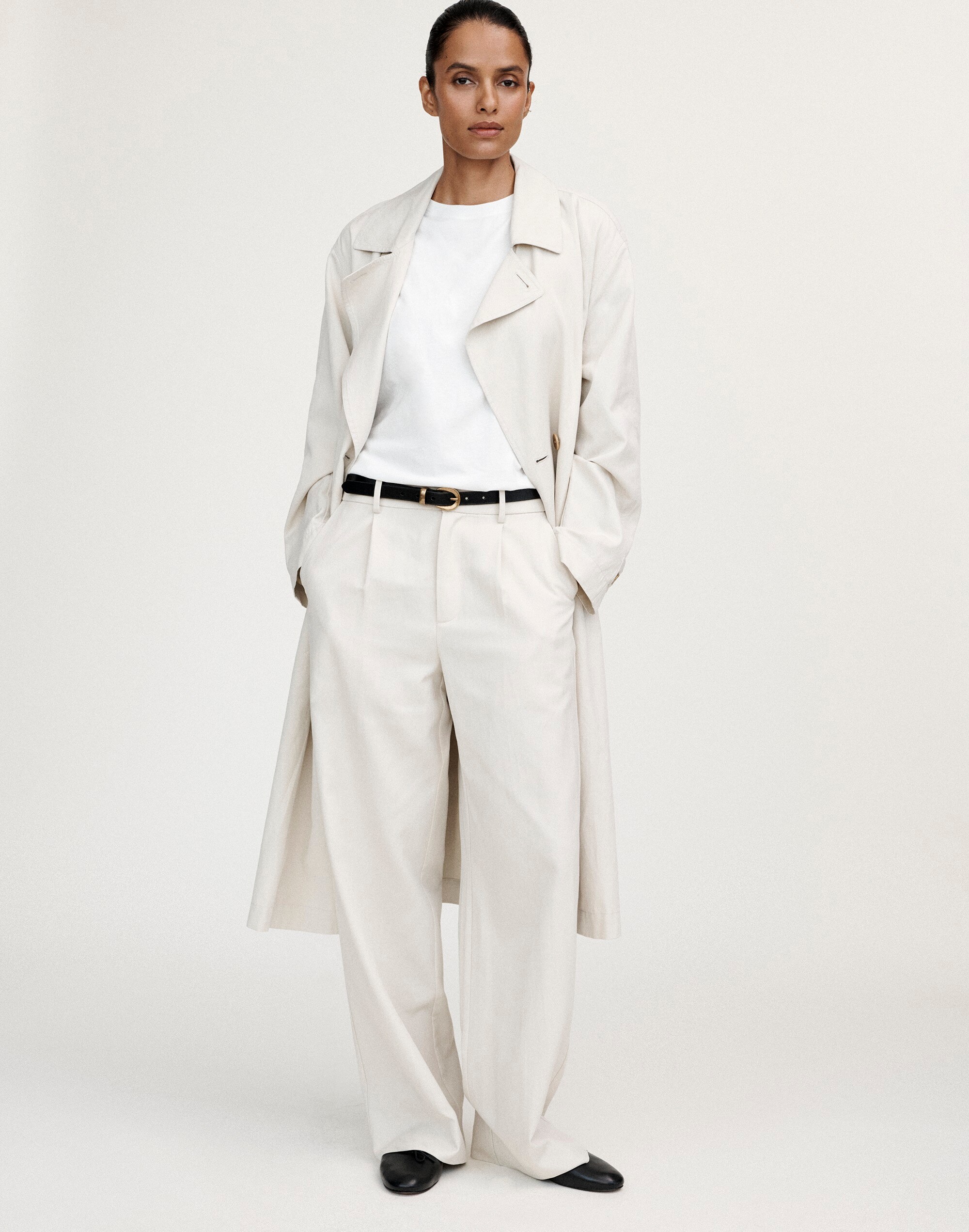 Belted Trench Coat in Drapey Twill | Madewell