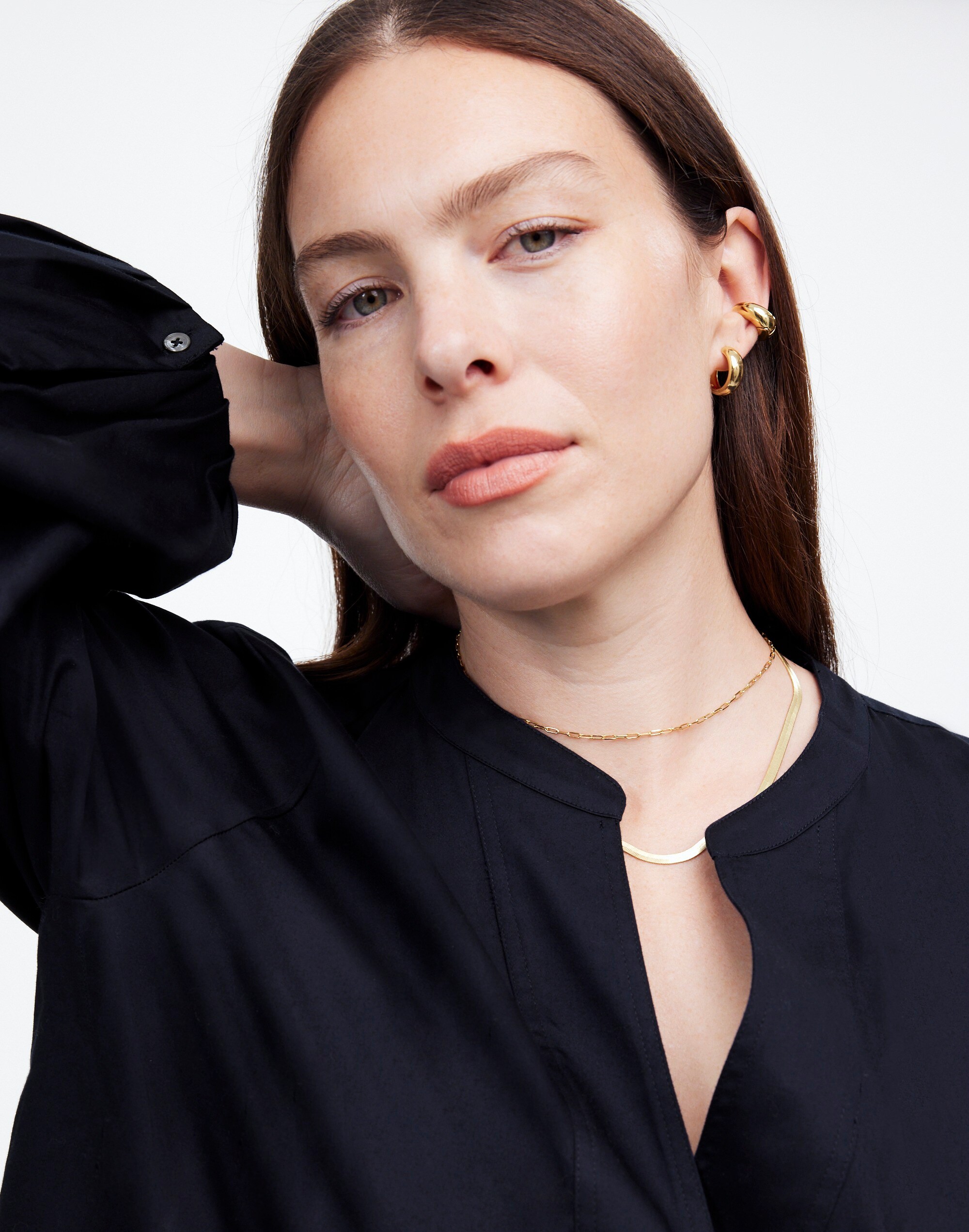 V-Neck Long-Sleeve Top | Madewell