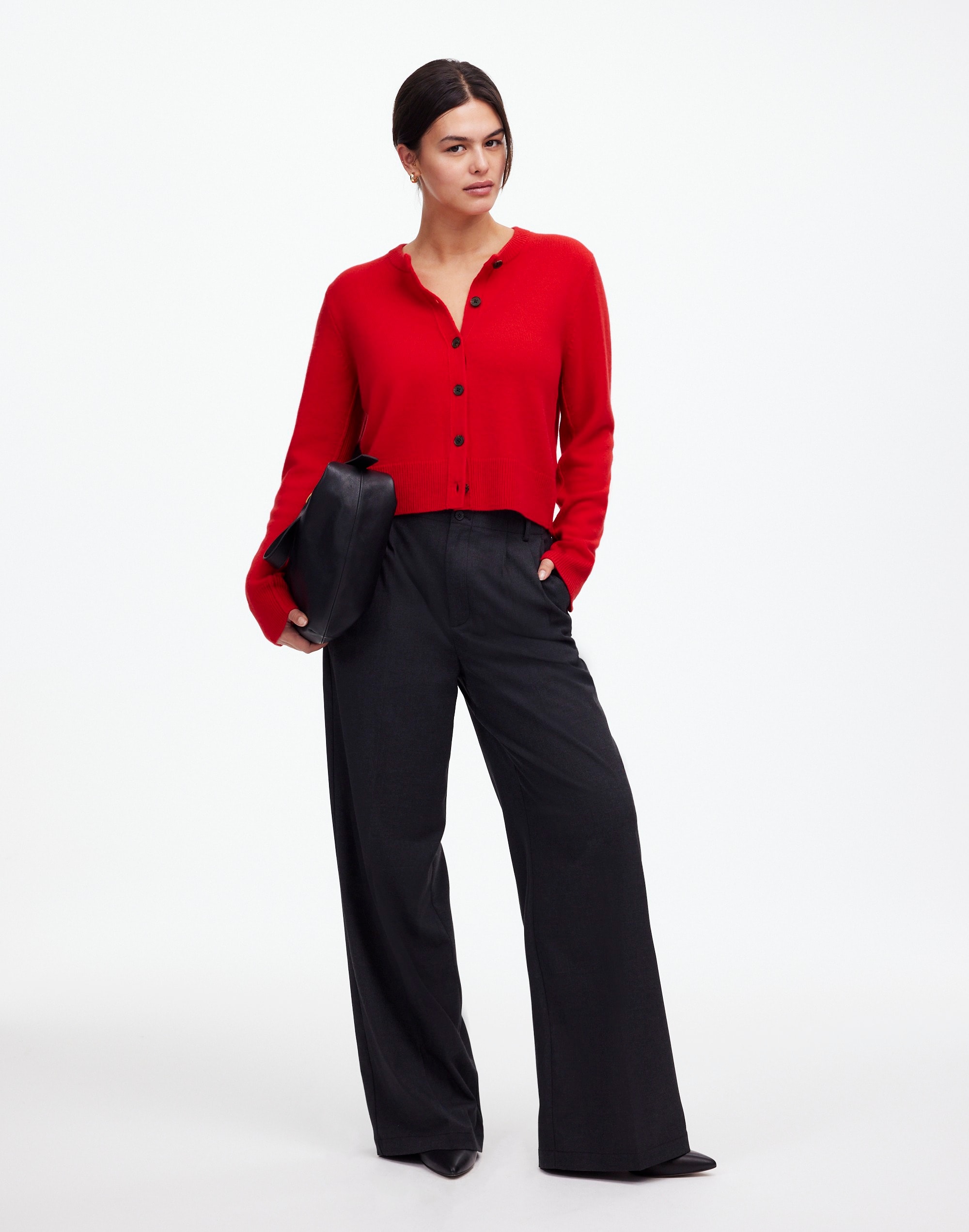 Cashmere Button-Front Cardigan Sweater | Madewell