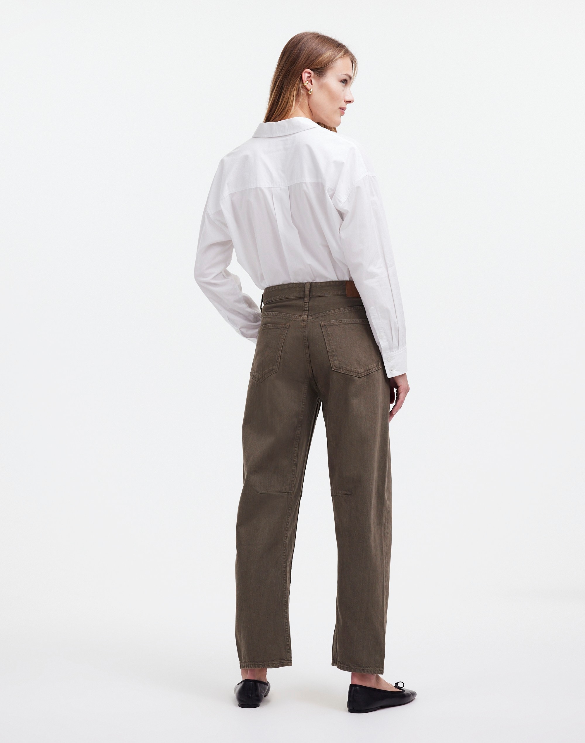 The Darted Barrel-Leg Jean | Madewell