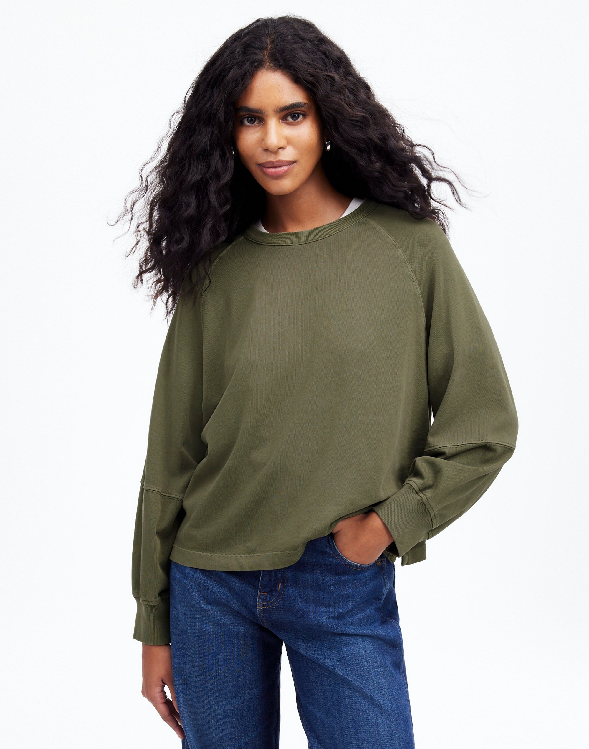 Relaxed Long-Sleeve Raglan Tee | Madewell