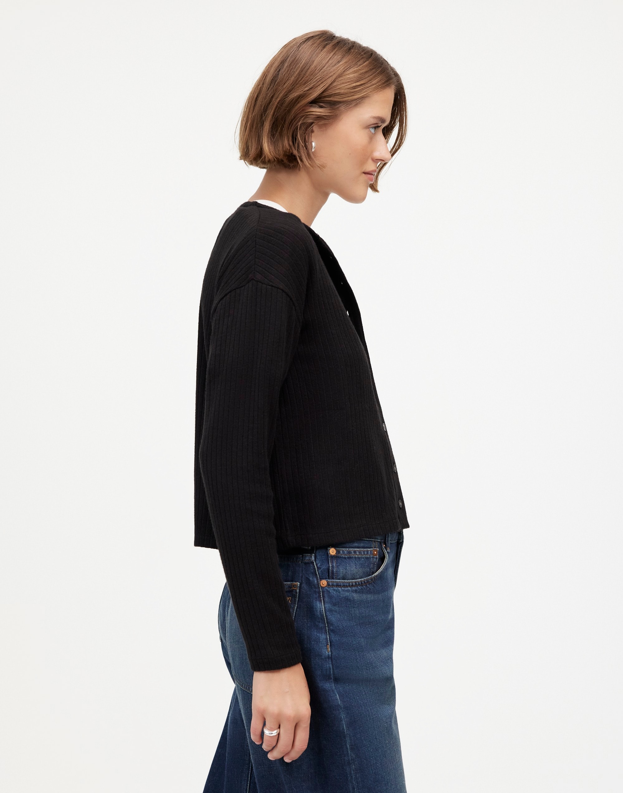 Relaxed Button-Front Cardigan | Madewell