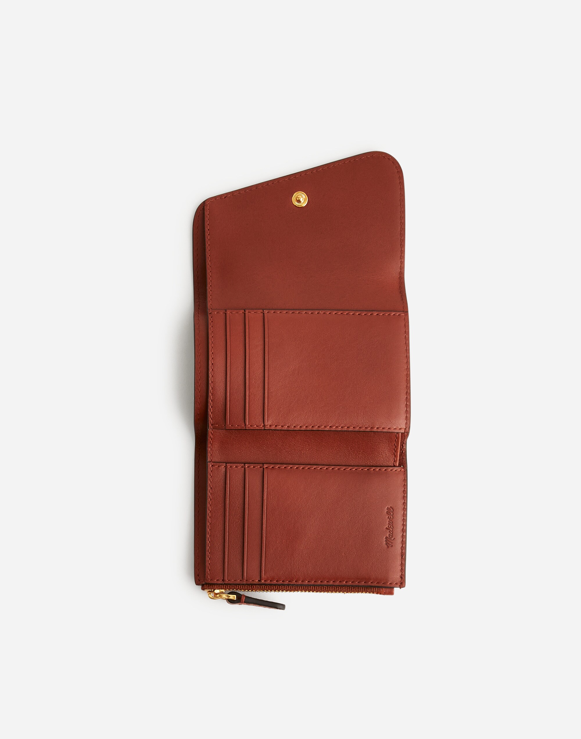 Angled Flap Trifold Wallet | Madewell