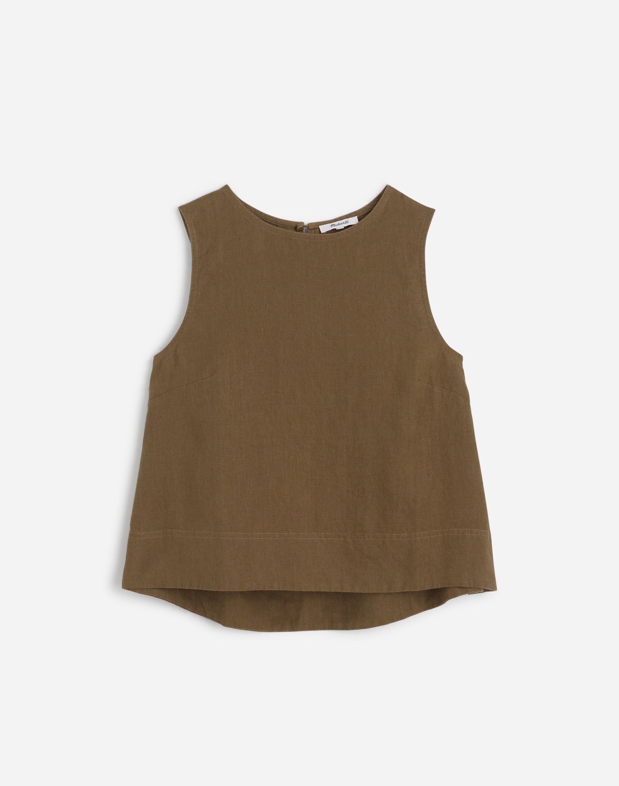 Linen Pleated Shell Top | Madewell