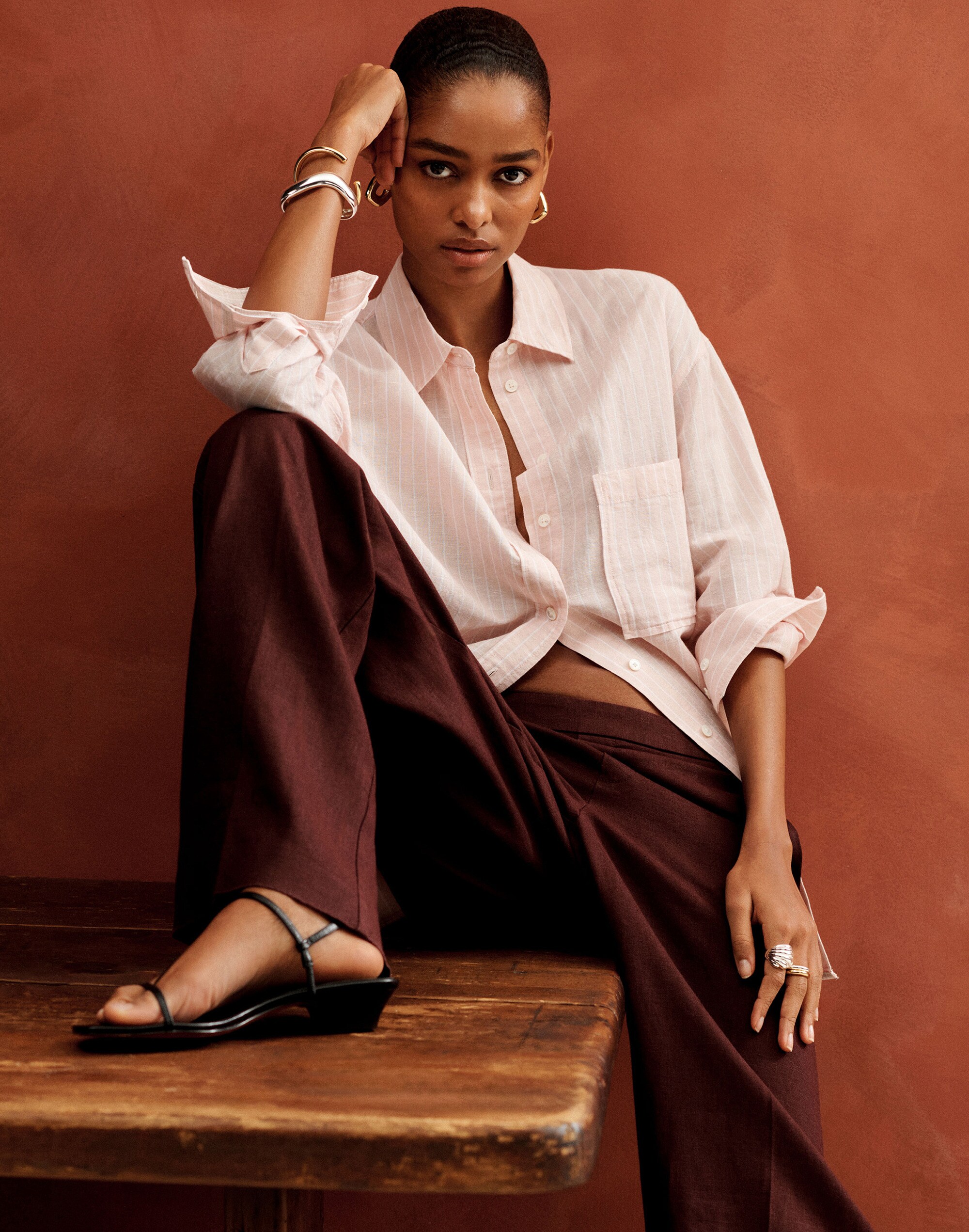 Oversized Button-Up Shirt | Madewell
