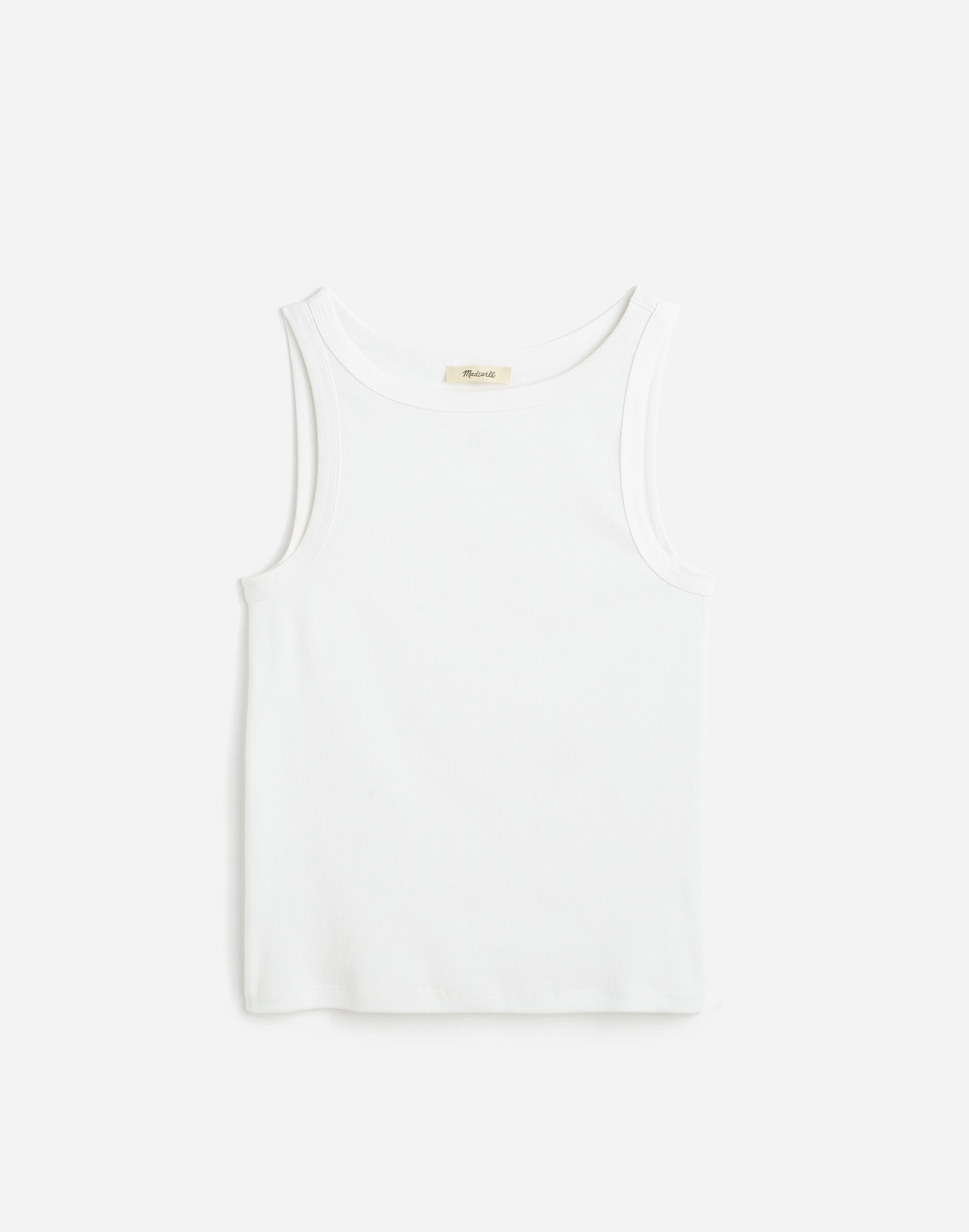 (Re)generative Cotton High-Neck Tank | Madewell