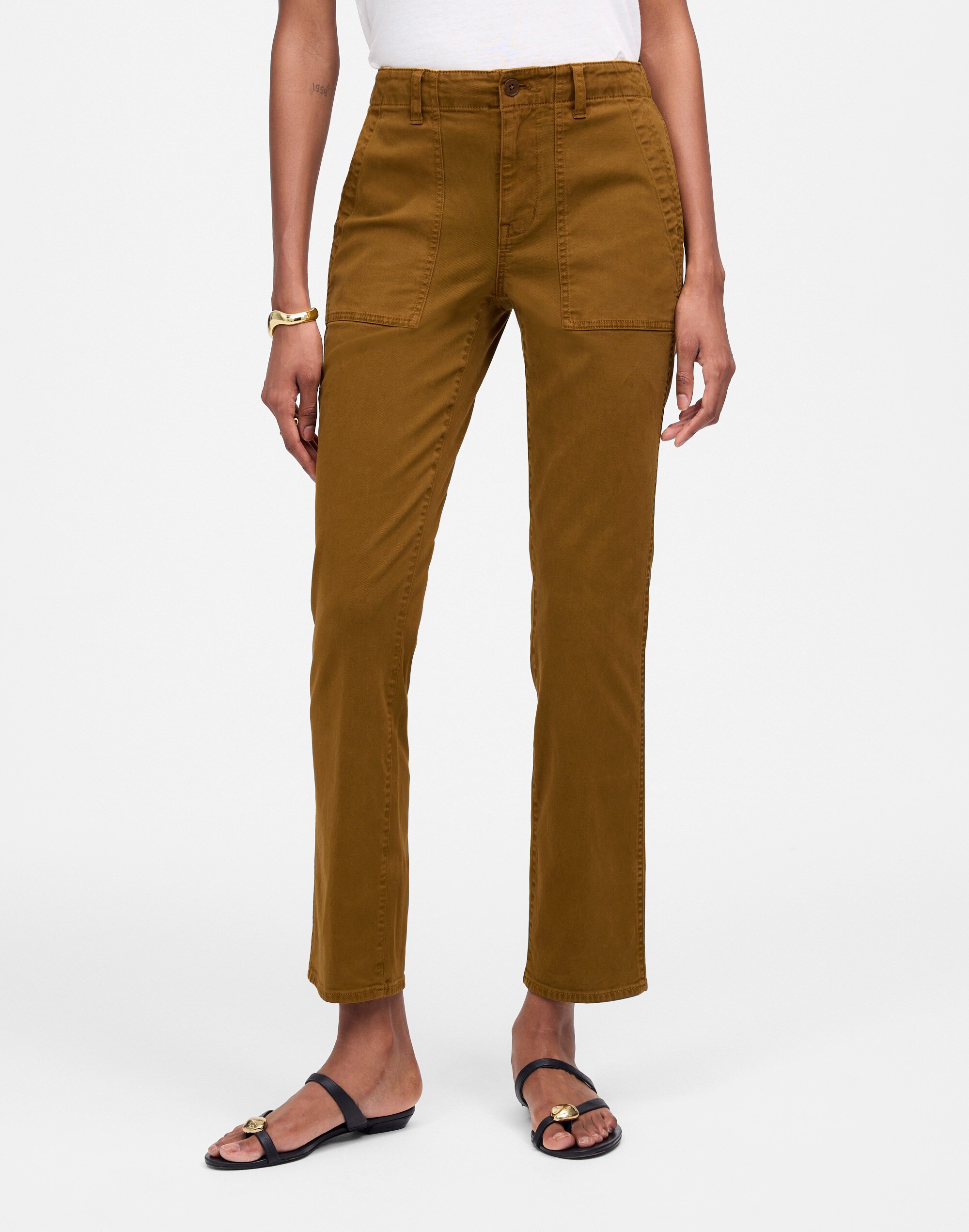The Slim Straight Utility Pant in Garment Dye | Madewell
