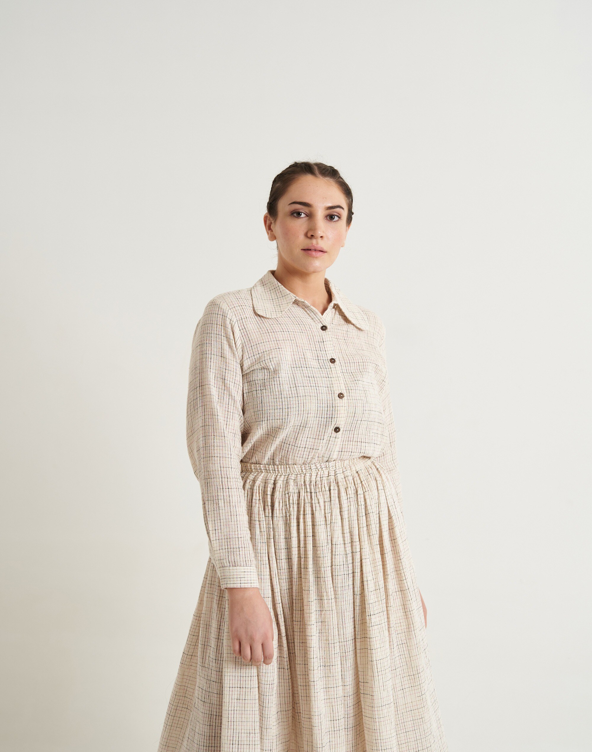 World of Crow Midnight Blue oversized Shacket