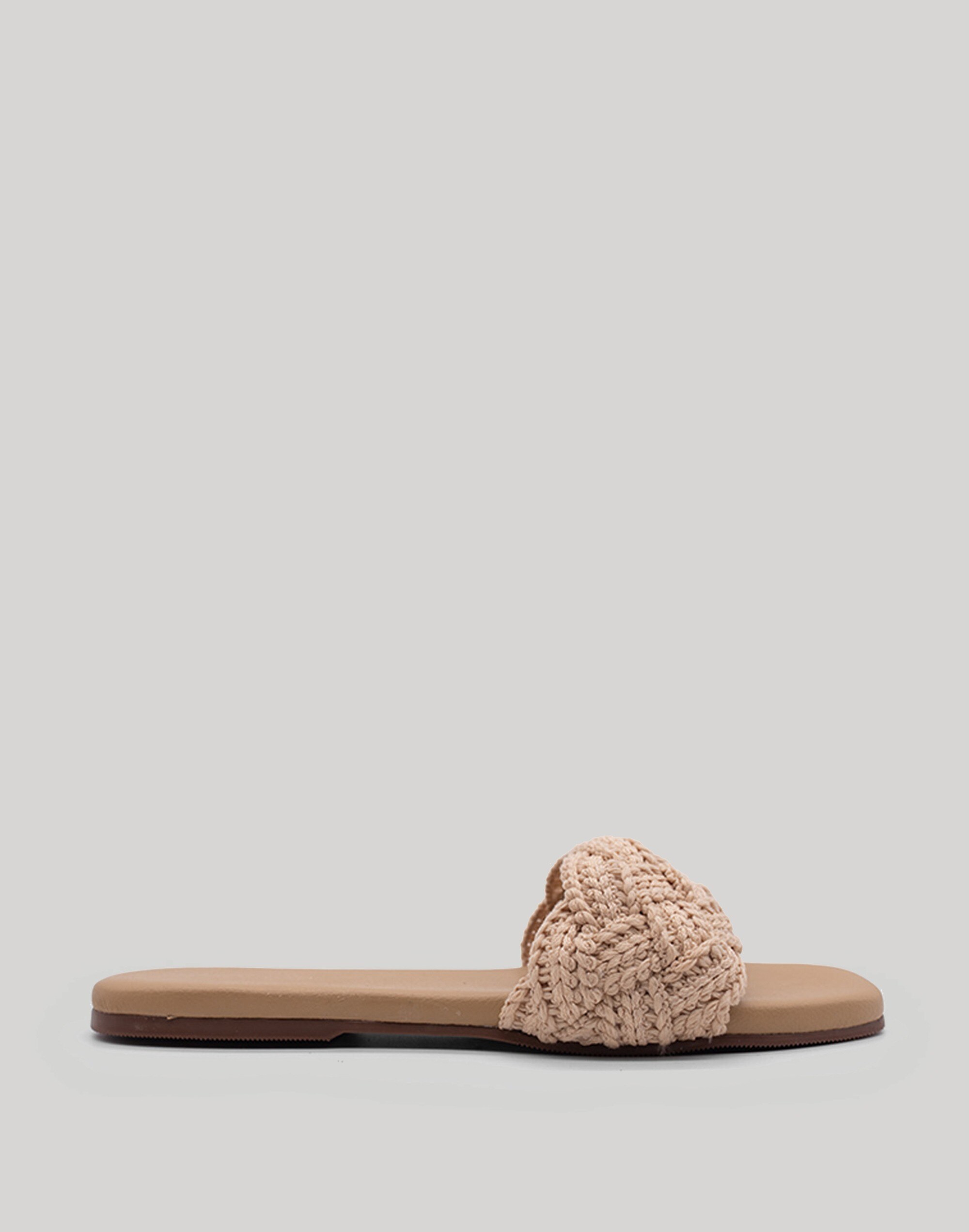 KAANAS Pansy Chunky Braided Slides | Madewell