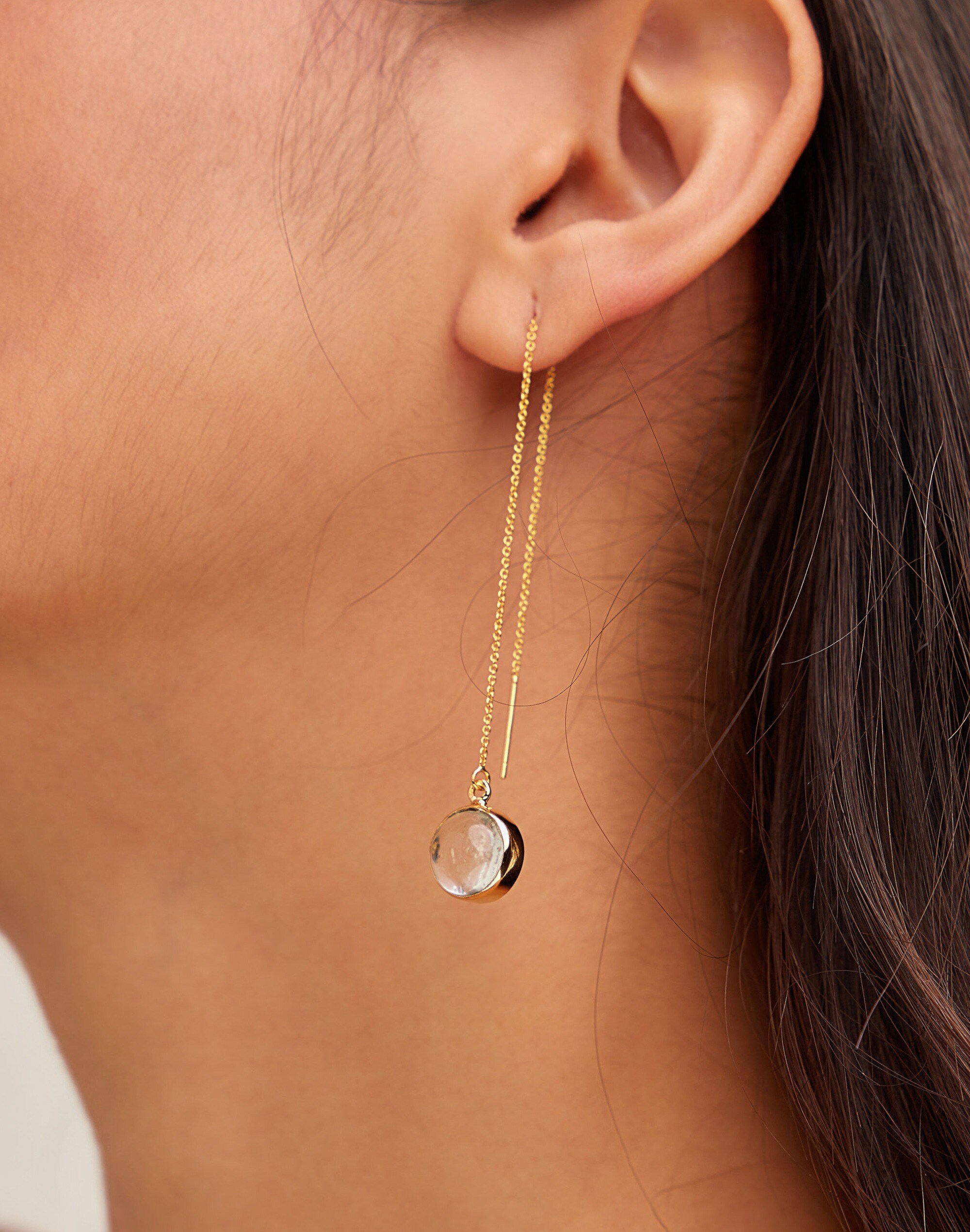 SOKO Umbo Chain Threader Earrings | Madewell